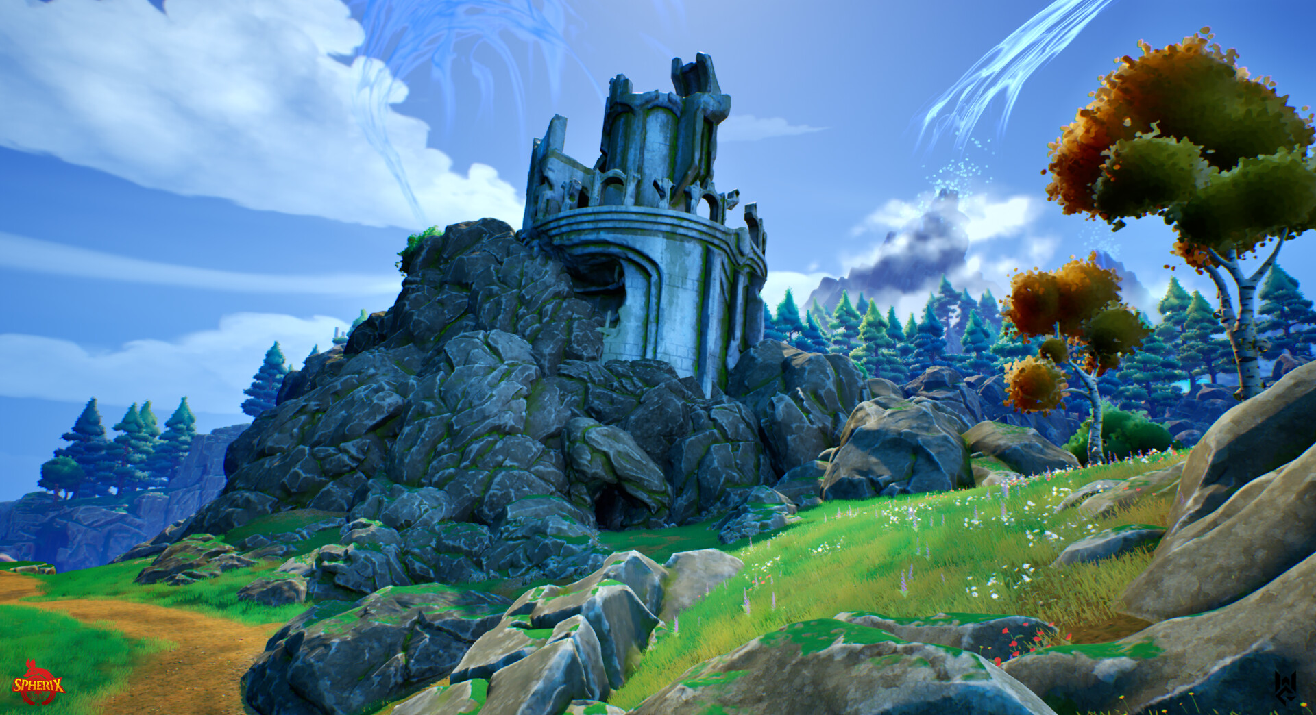 ArtStation - Cliffs of Project Spherix