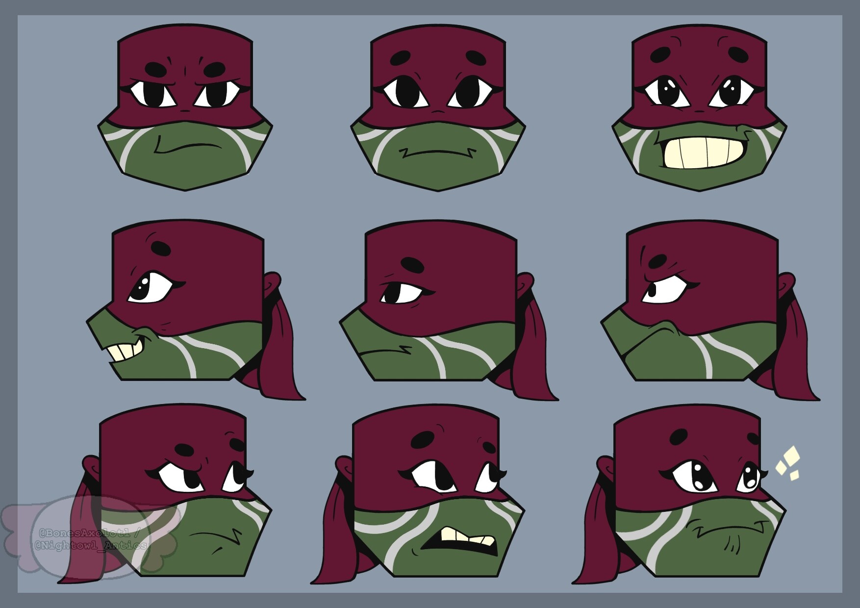 Bones Firth - Rise of the TMNT OC - Flora the musk turtle