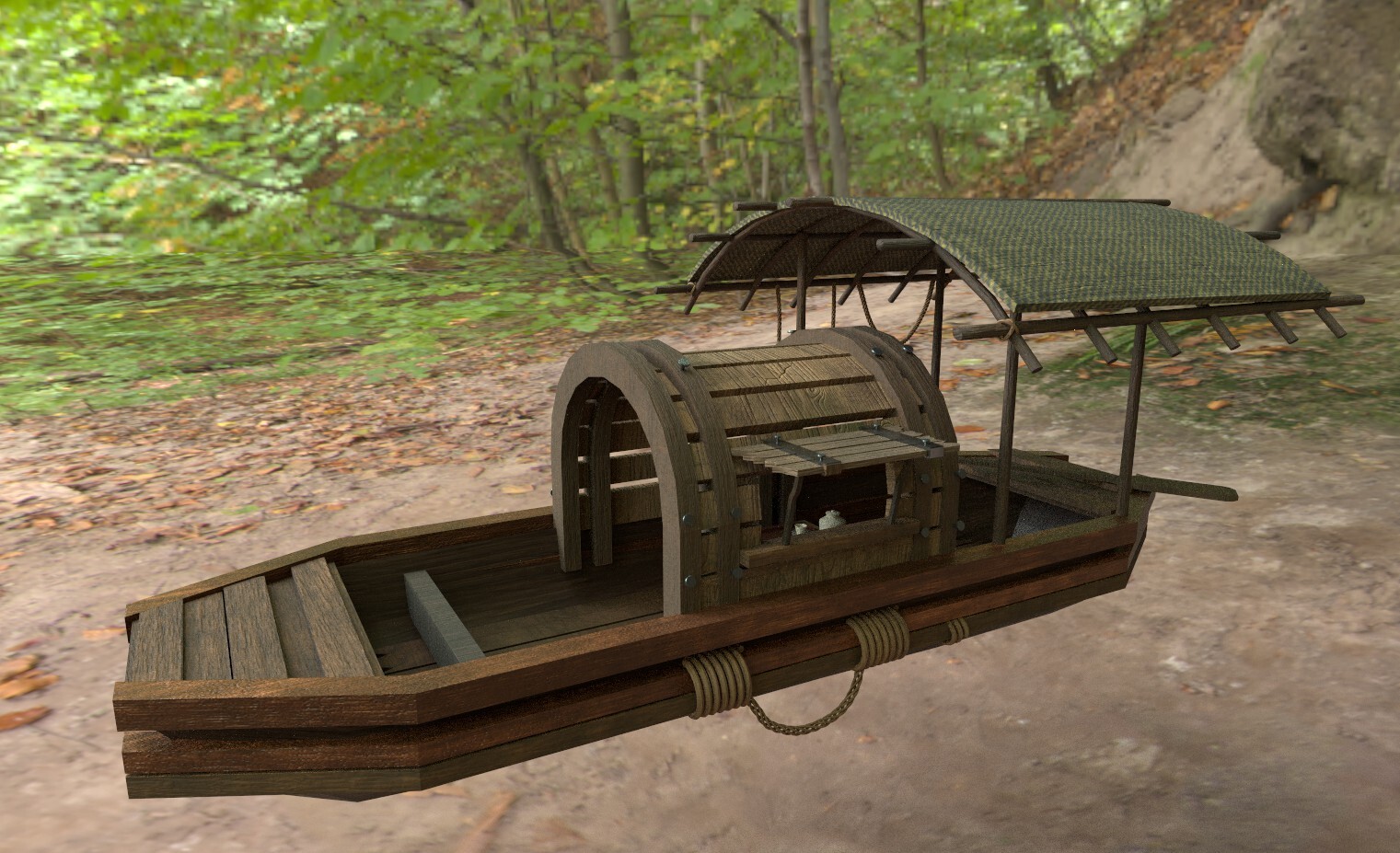 ArtStation - Boat Render