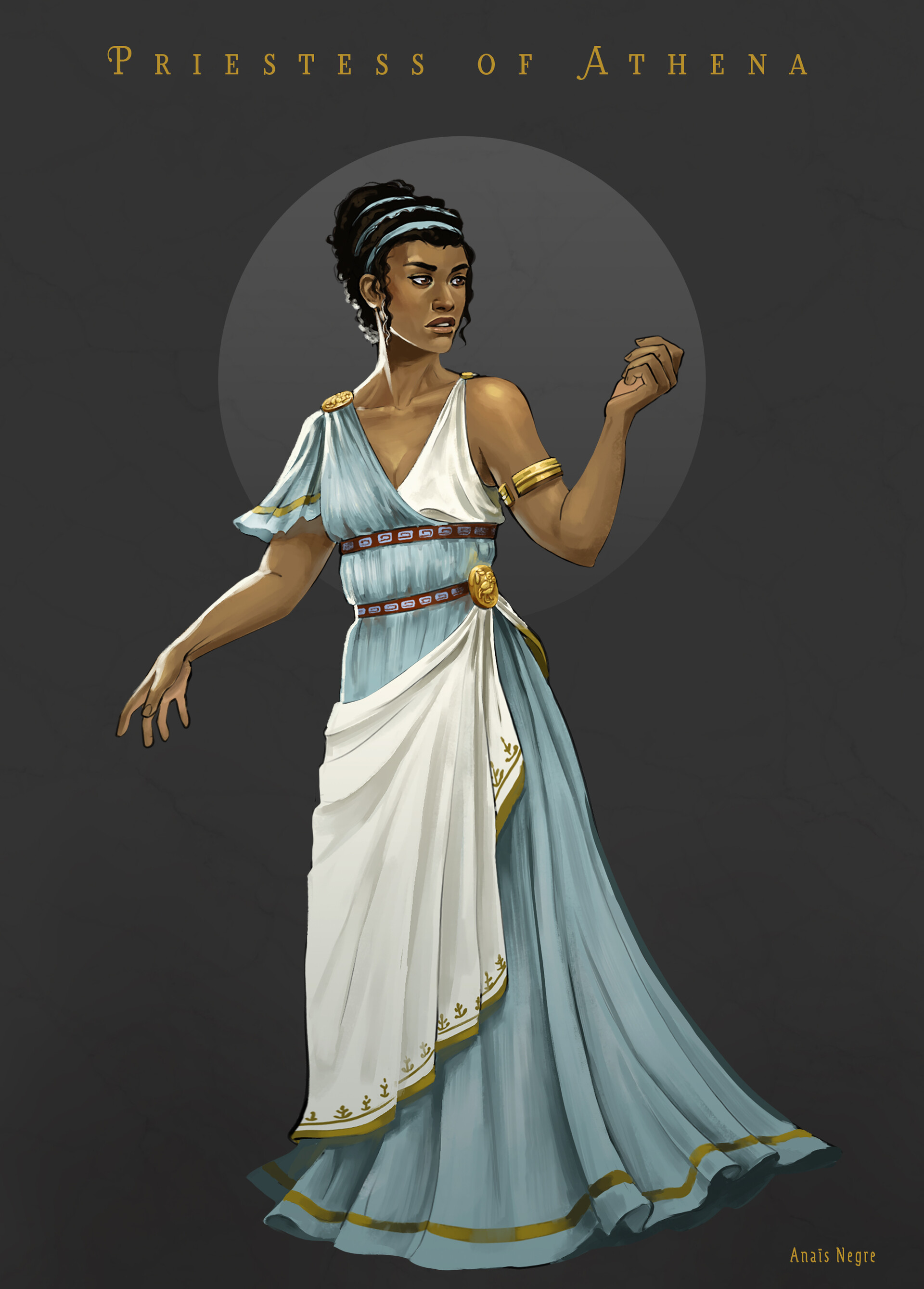ArtStation - Priestess of Athena