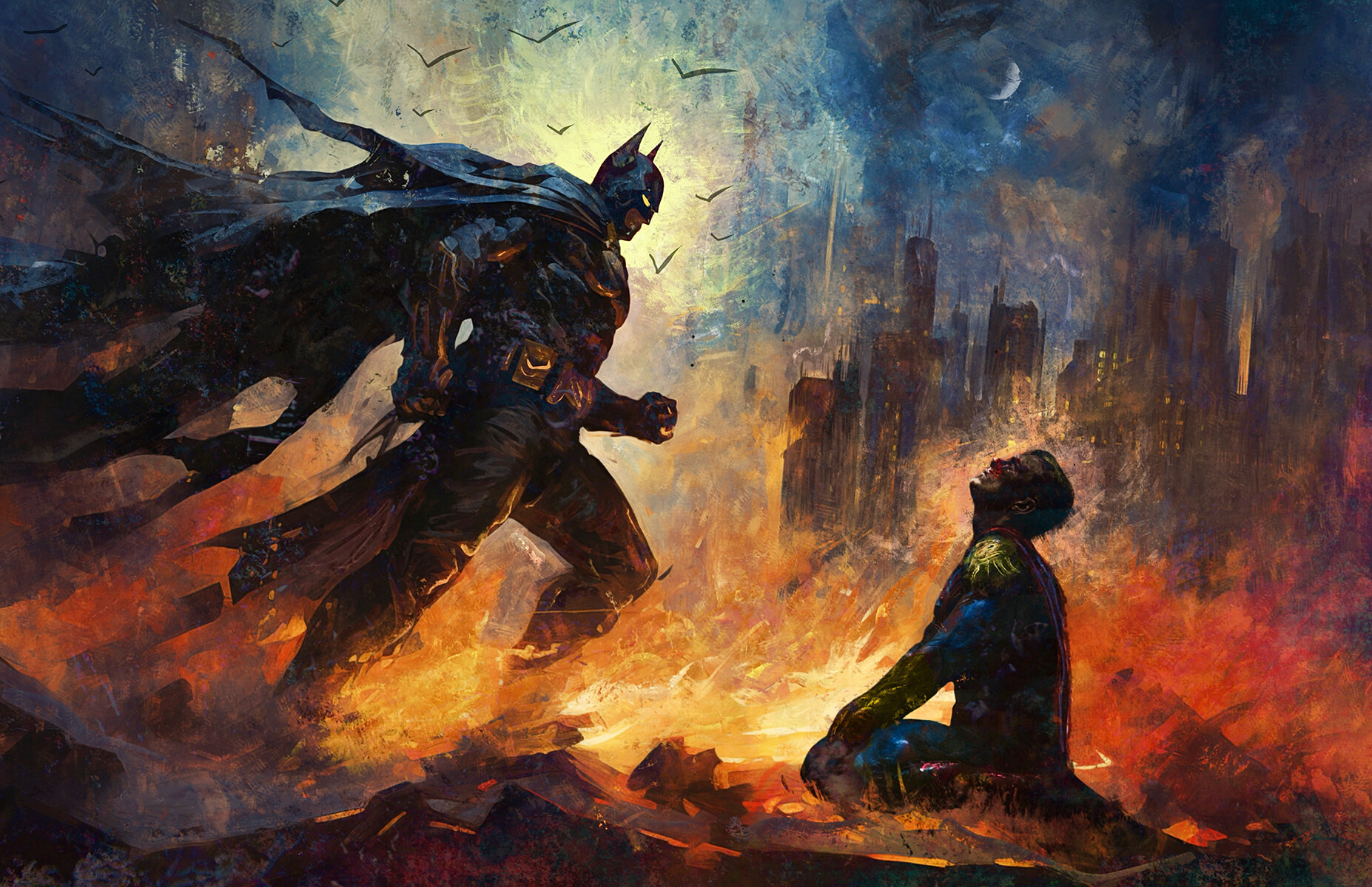 ArtStation - BATMAN VERSUS THE HOMELANDER