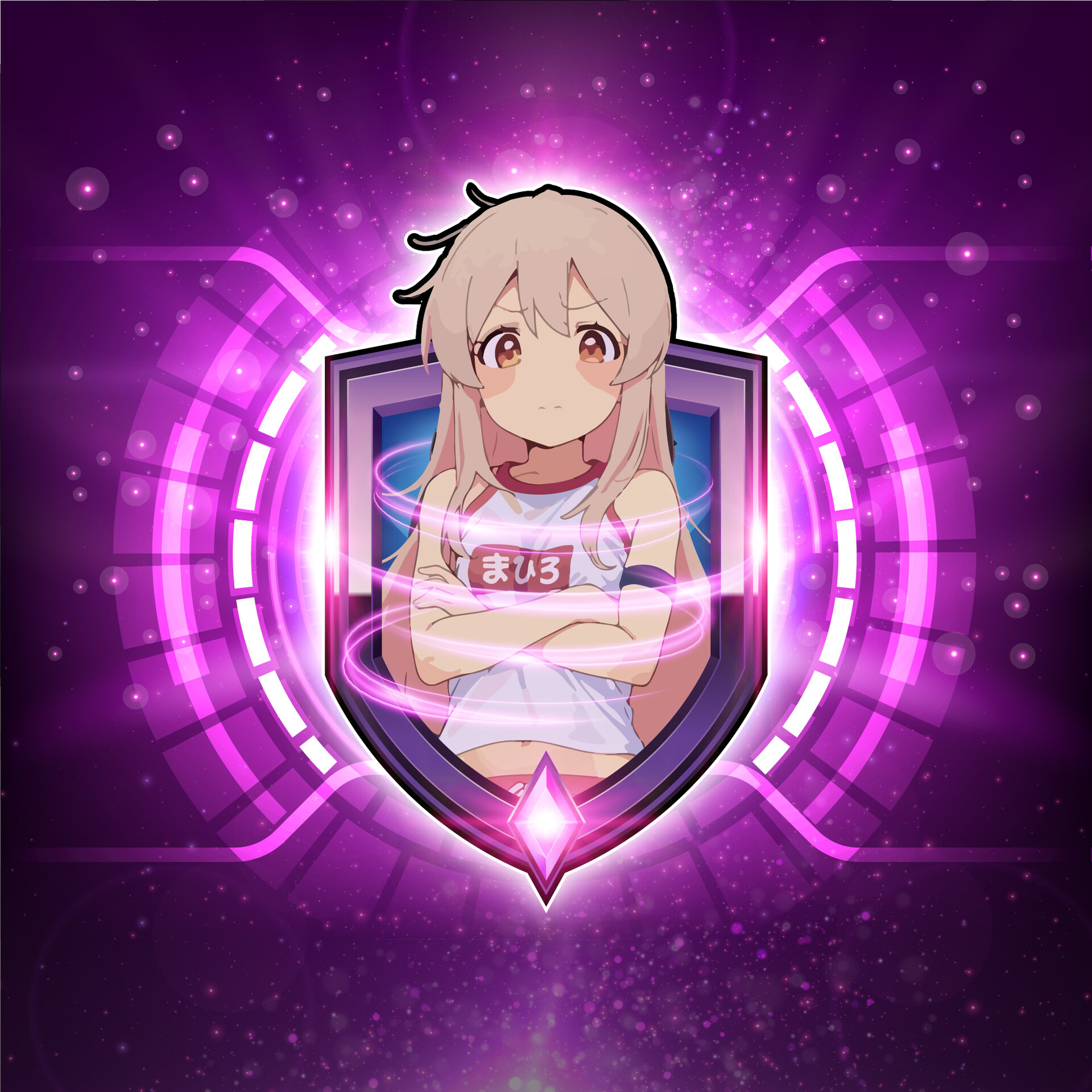 ArtStation - Custom Anime Gamer Logo for Client | Commission Art