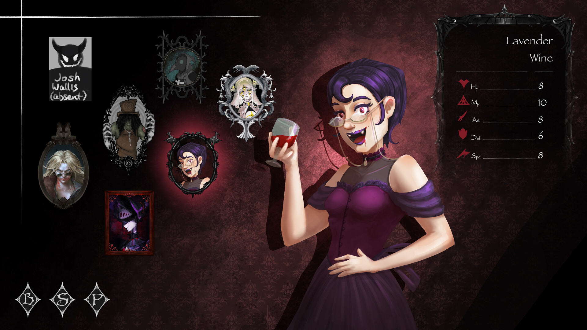 ArtStation - Character Design and UI Design - Vampire