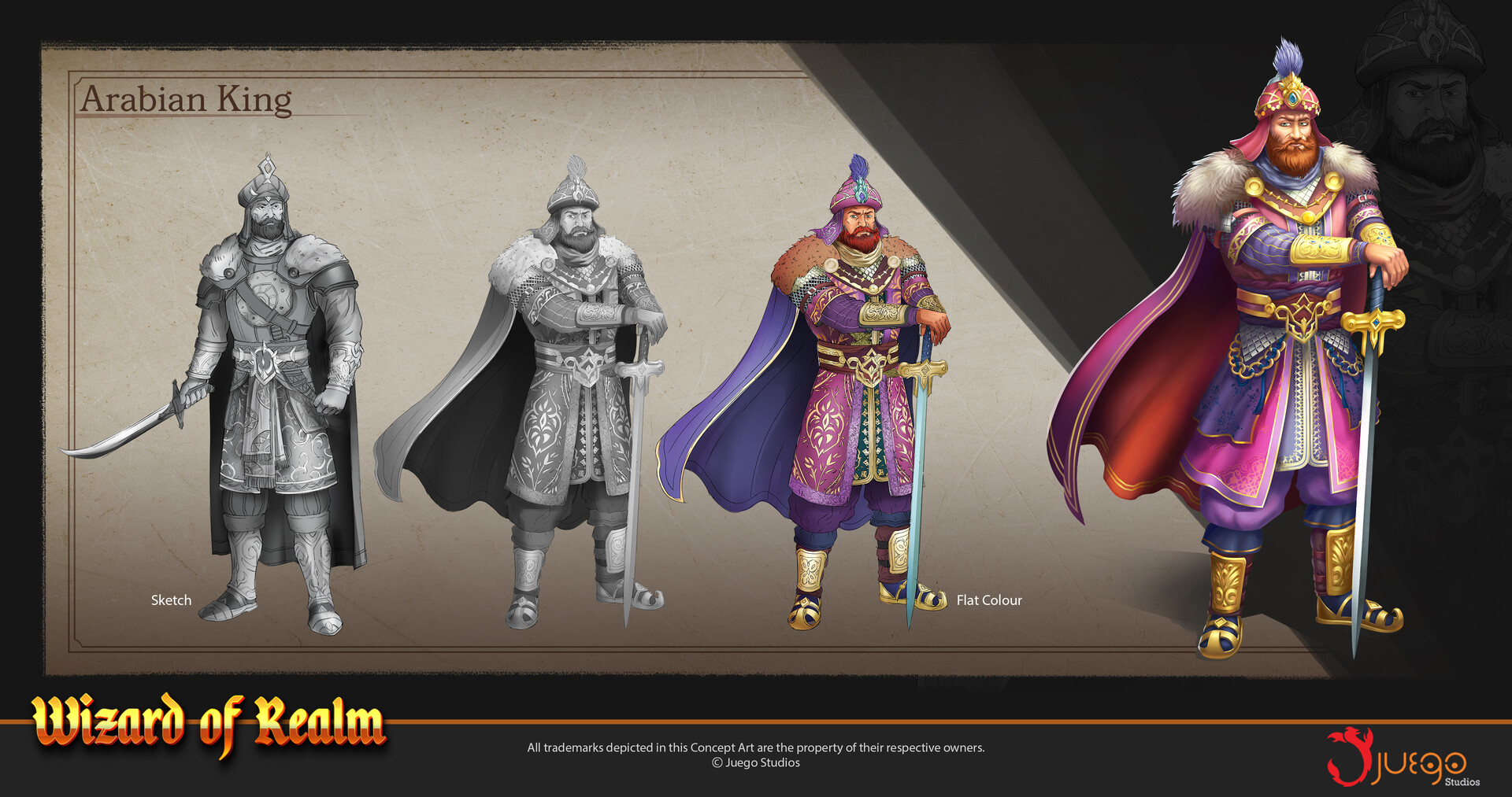 Juego Studios - Arabian King Character - JS7