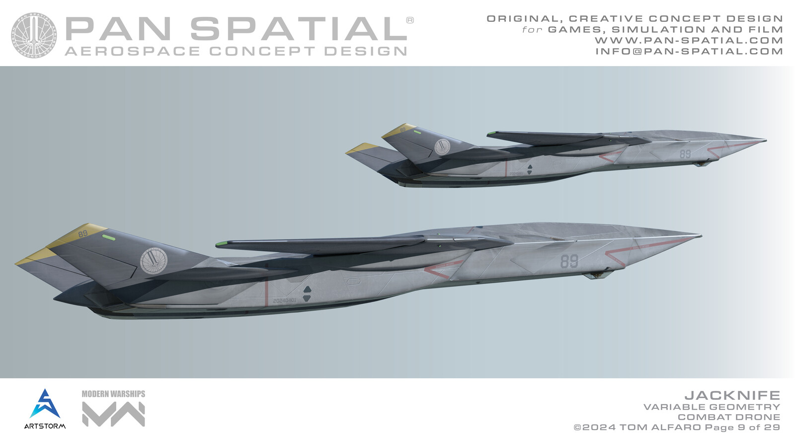 PAN SPATIAL Aerospace Concept Design - JACKNIFE