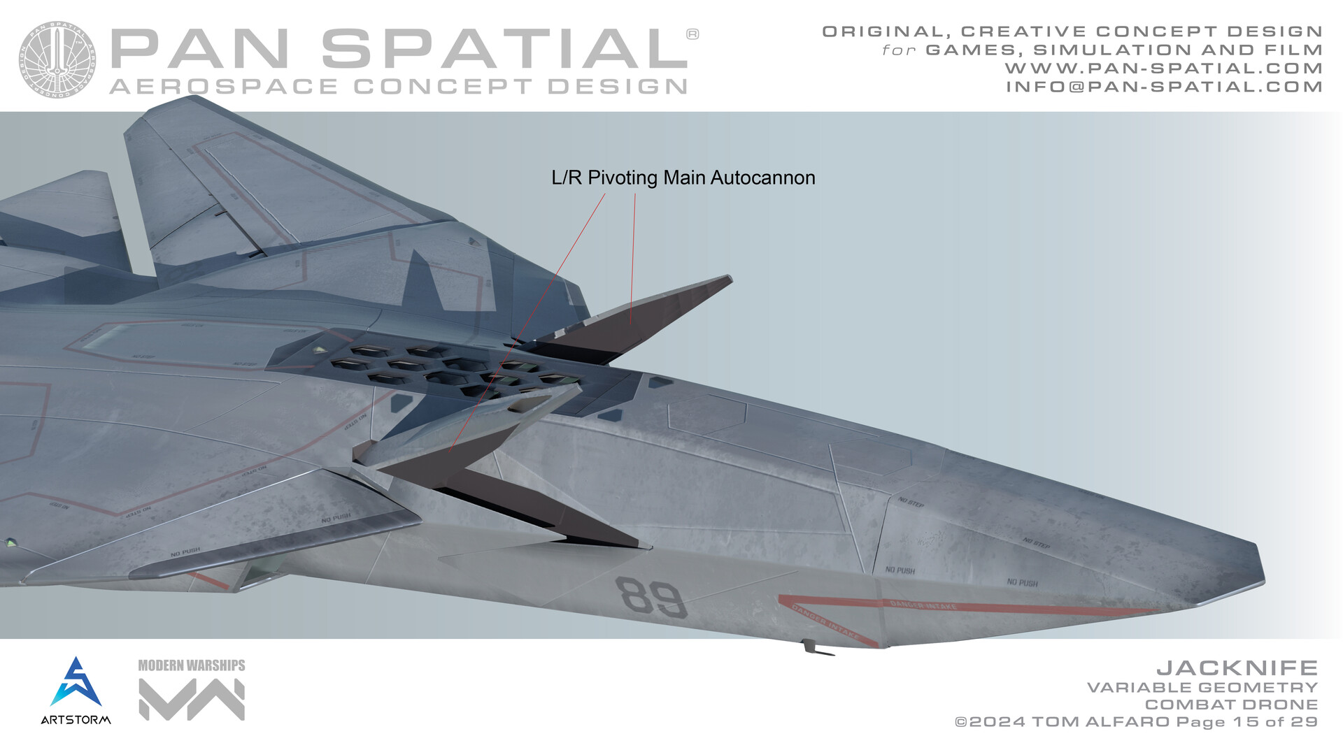 PAN SPATIAL Aerospace Concept Design - JACKNIFE