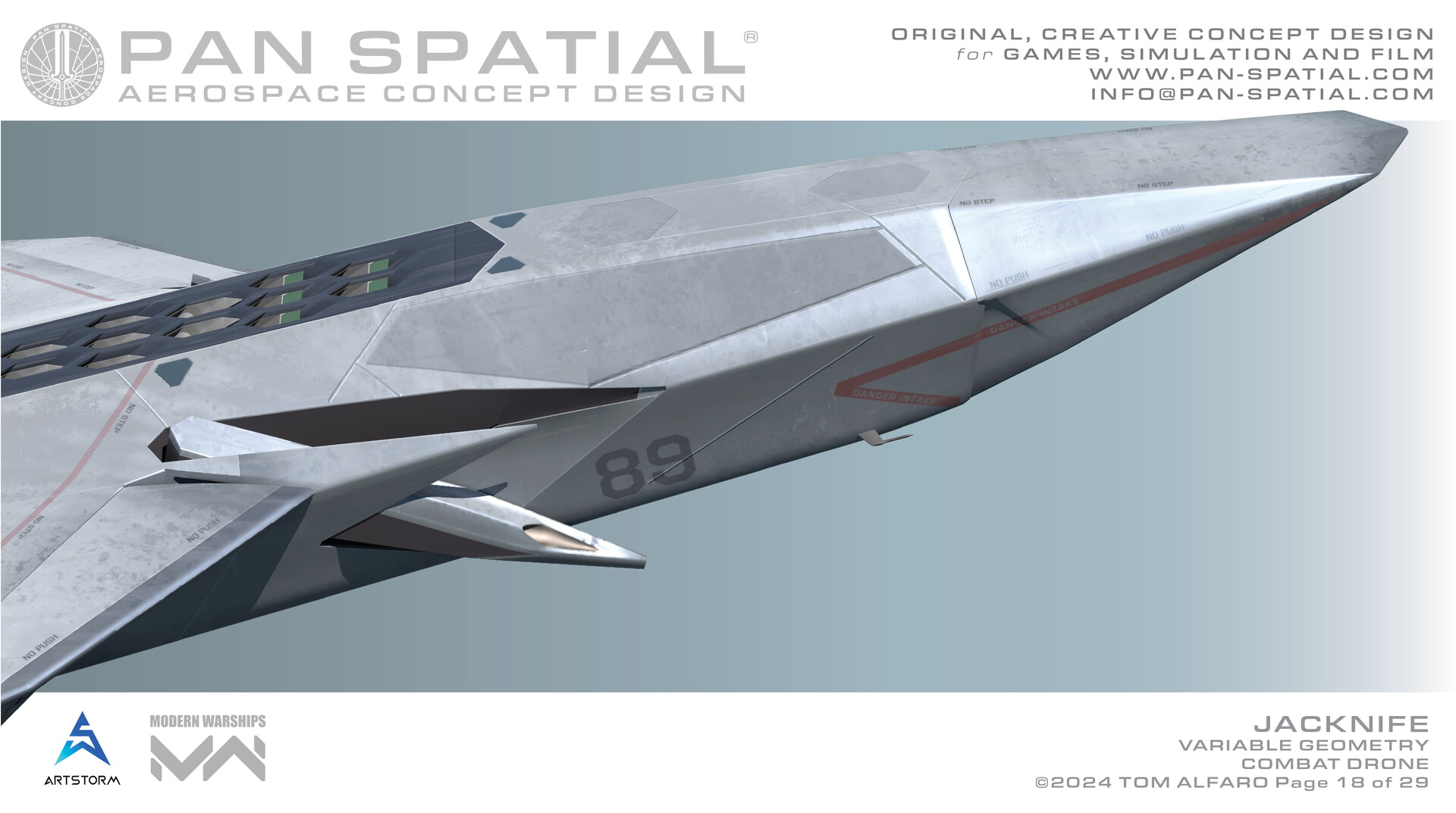 PAN SPATIAL Aerospace Concept Design - JACKNIFE