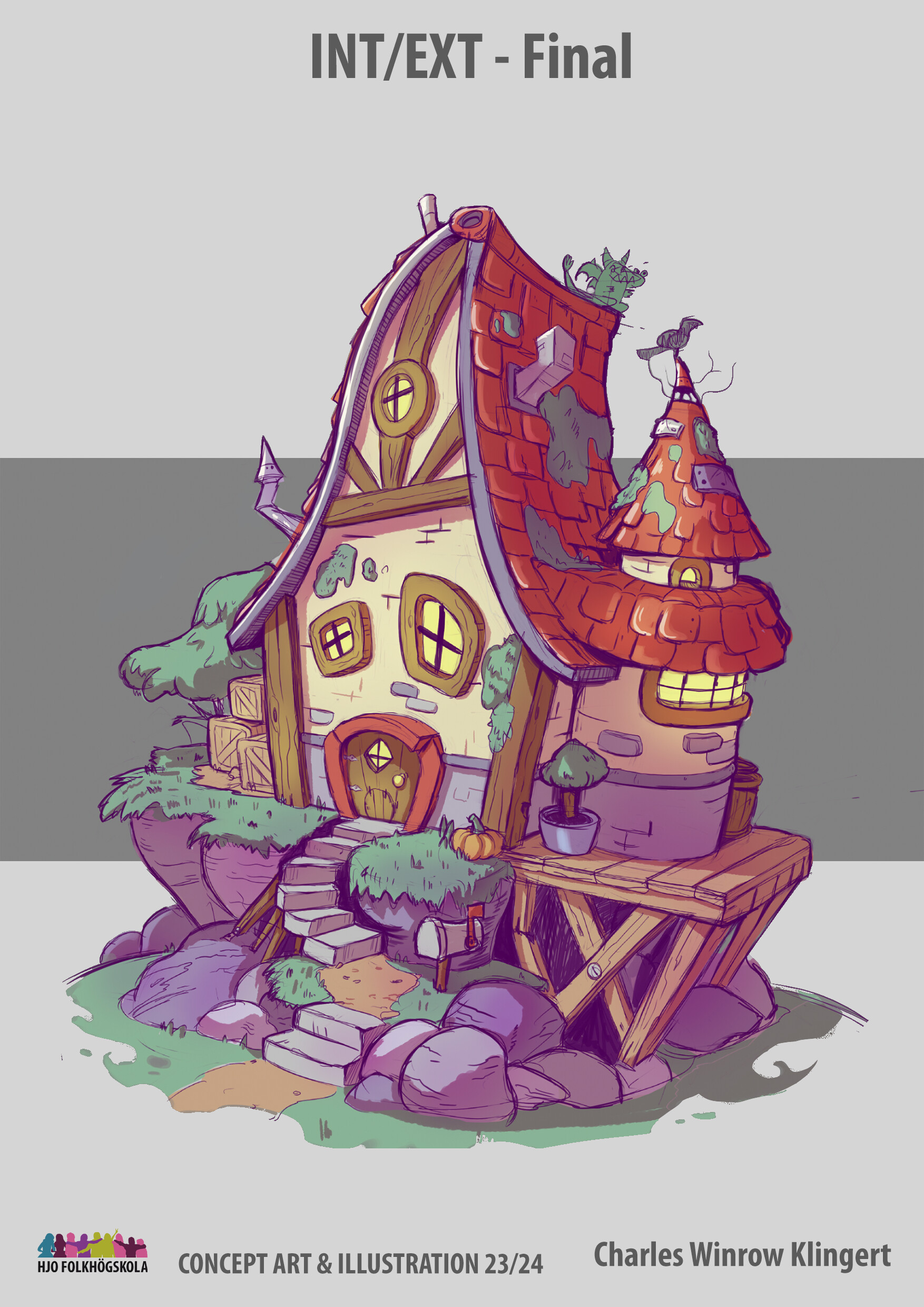 ArtStation - YEAR 2 - House & Set design