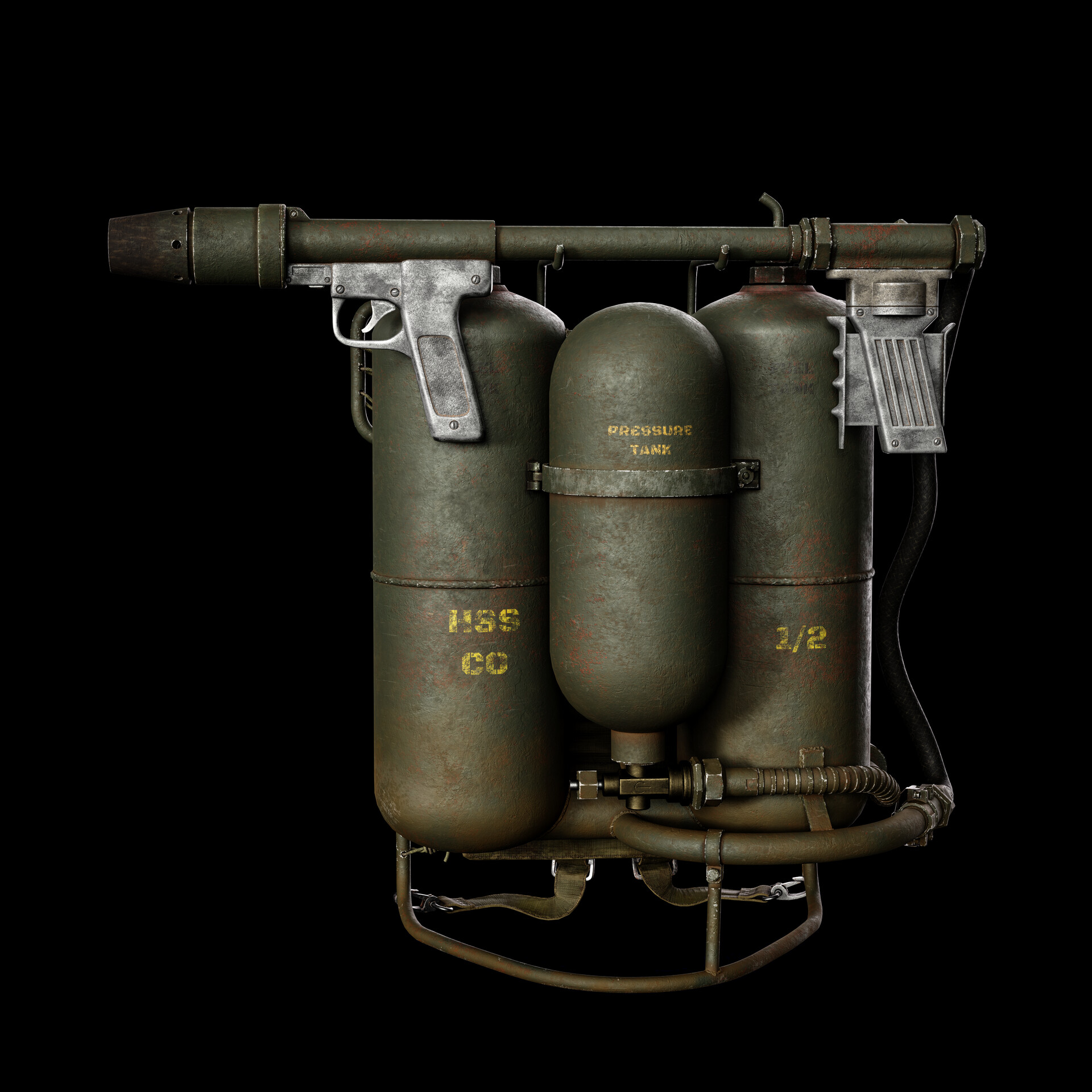 ArtStation - M2 Flamethrower