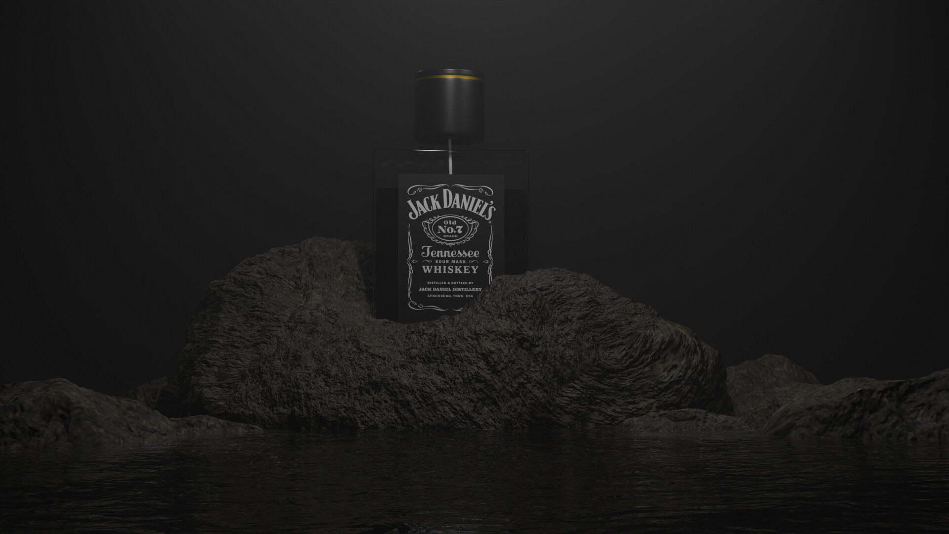 ArtStation - Jack Daniels Perfume (Personal Project)