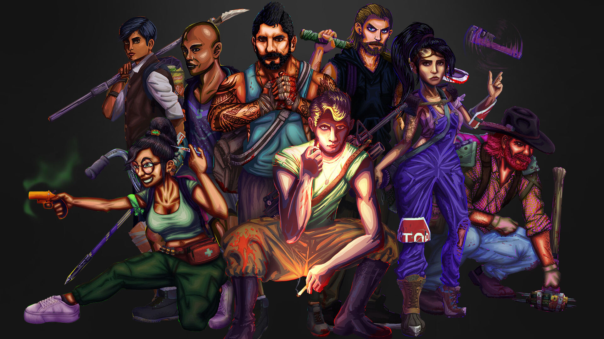 ArtStation - Scavengers Board Game Characters