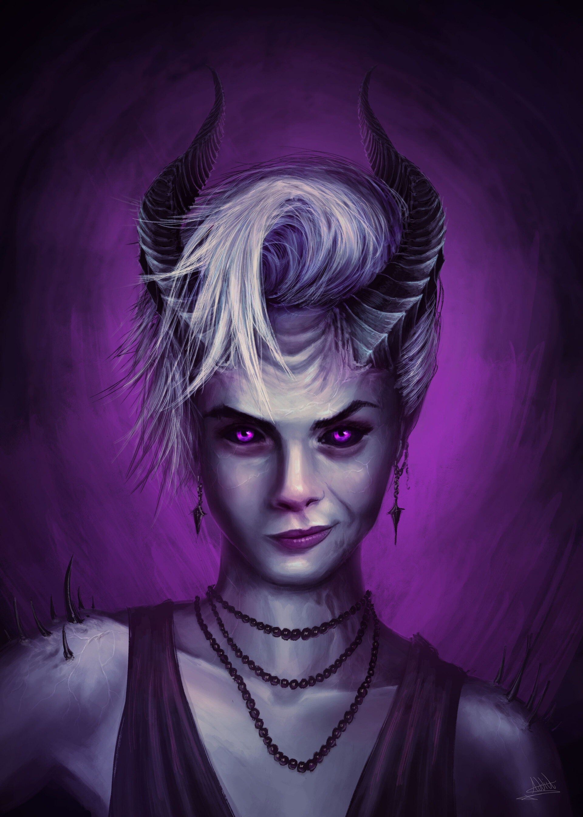ArtStation - Purple temptation
