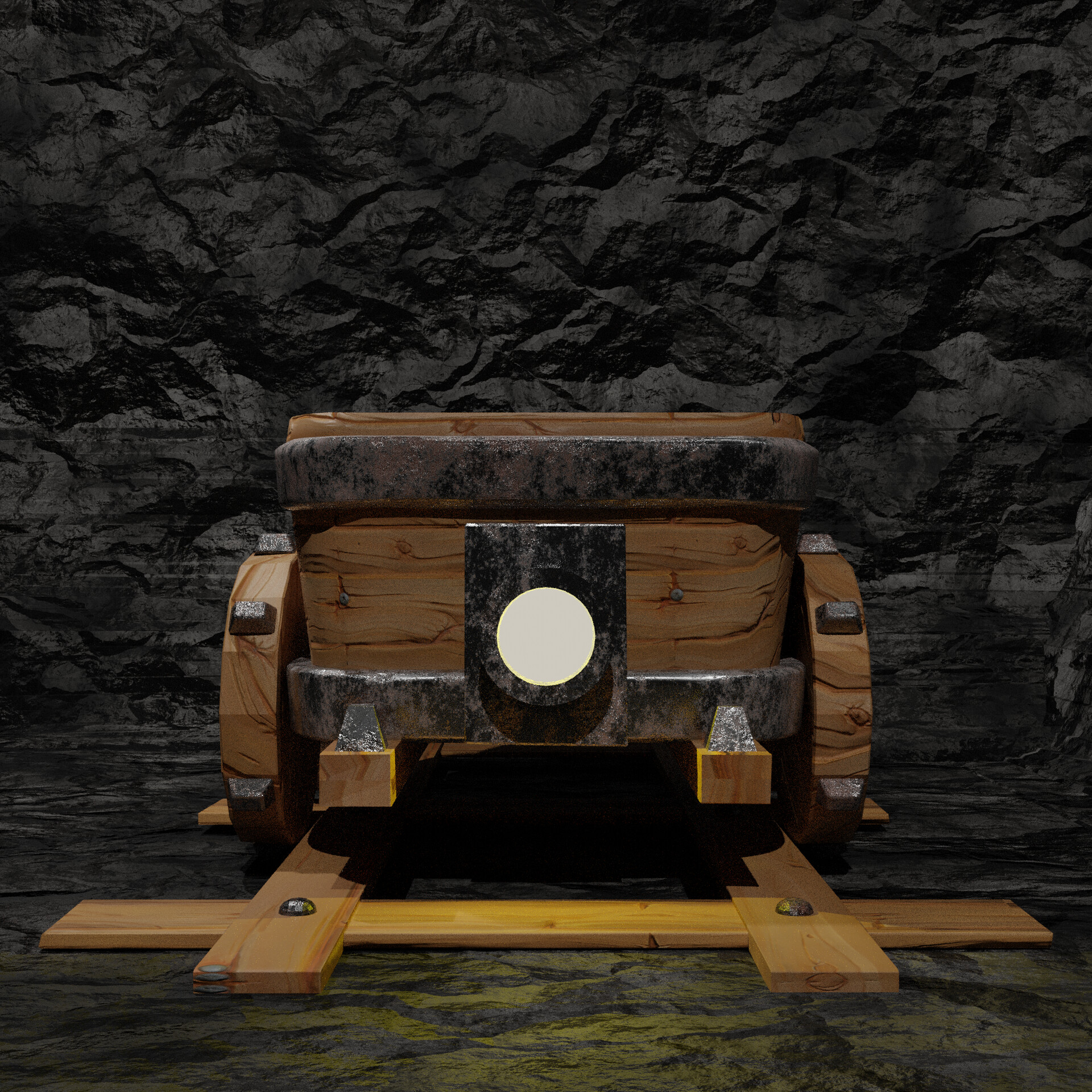 ArtStation - 3D Mine Wagon