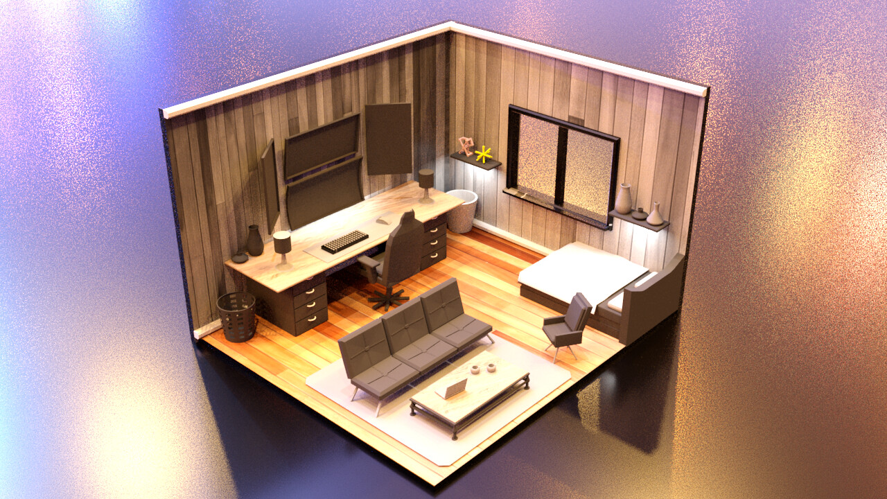 ArtStation - ISOMETRIC MODEL