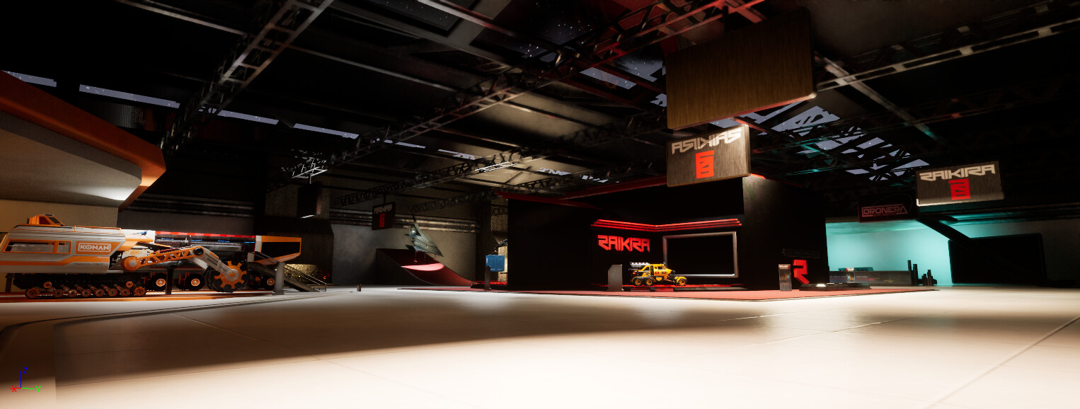 ArtStation - IAAE Virtual Exhibition Unreal Engine Level Design