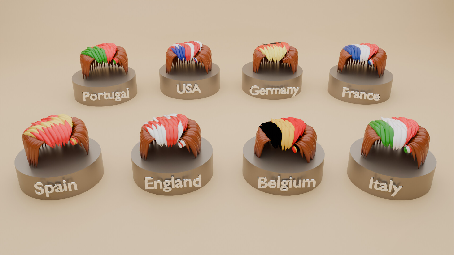 ArtStation - Country Roblox Hair