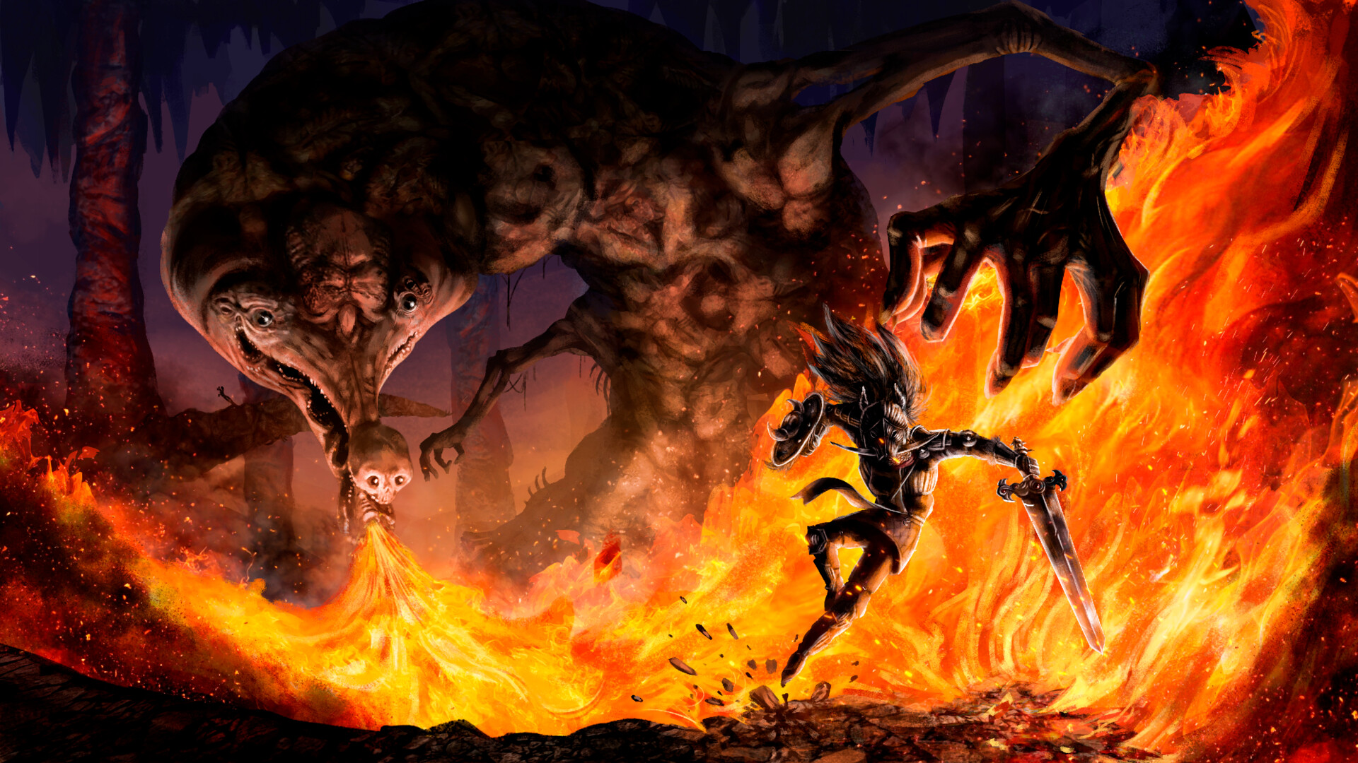 ArtStation - Dark souls style scene