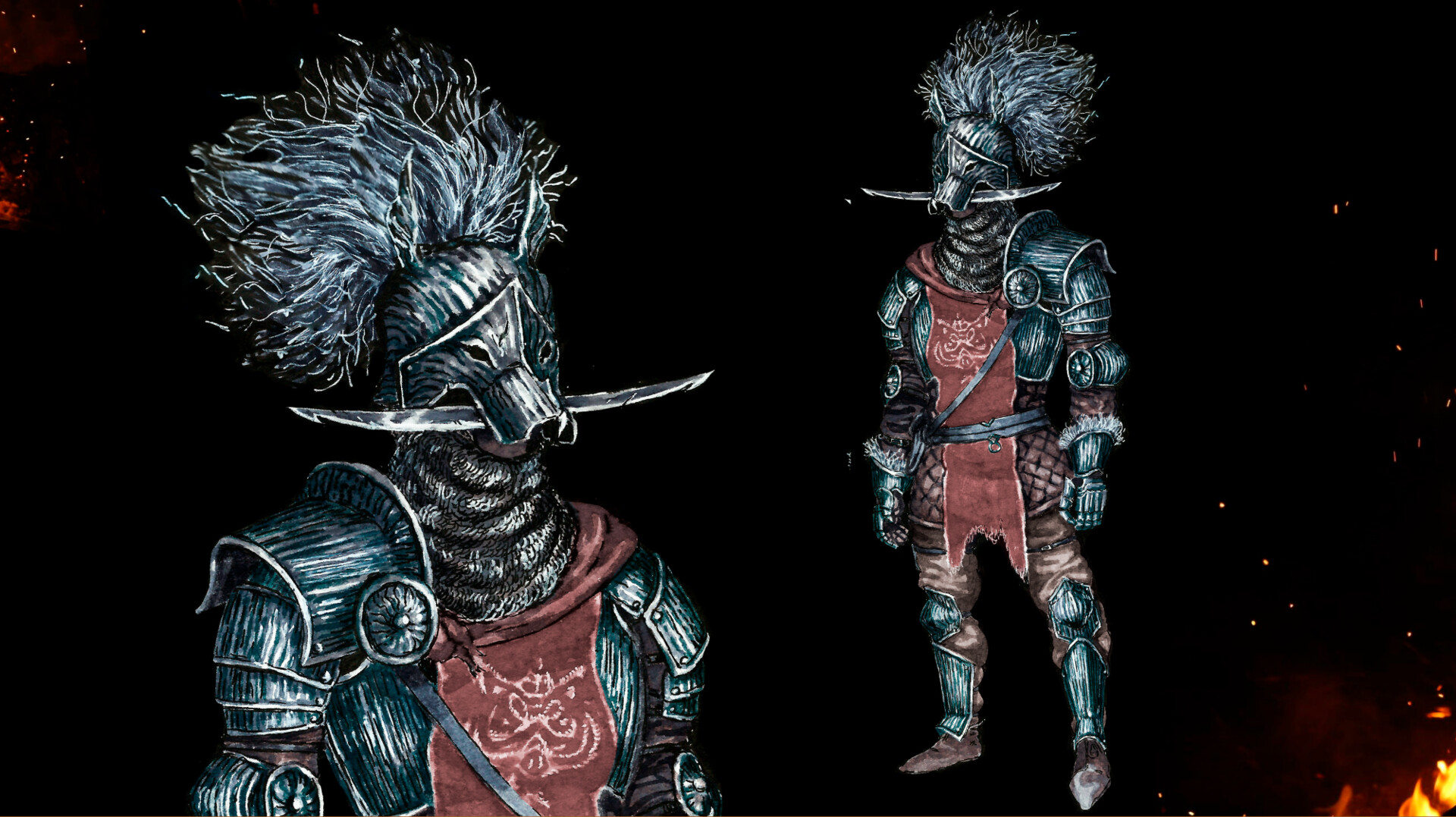 ArtStation - Boar armor set design