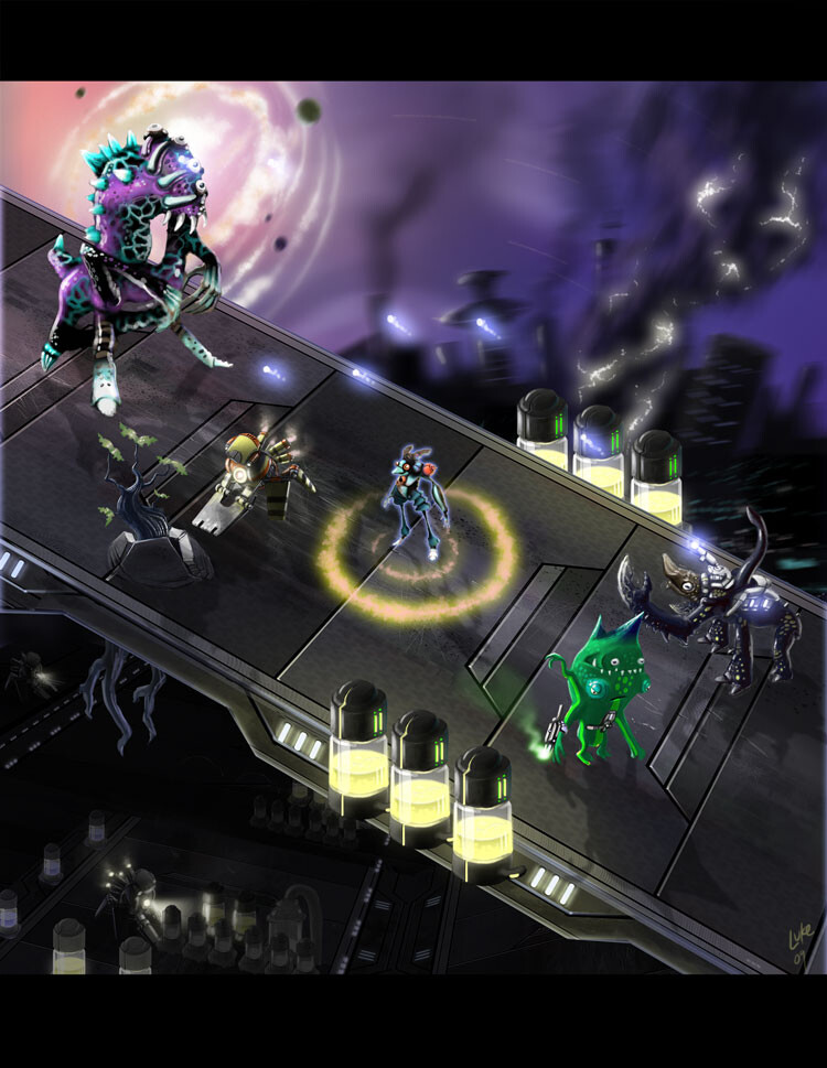 Luke Harrington Visual Designer/Art Director - DARKSPORE AND SPORE FROM ...