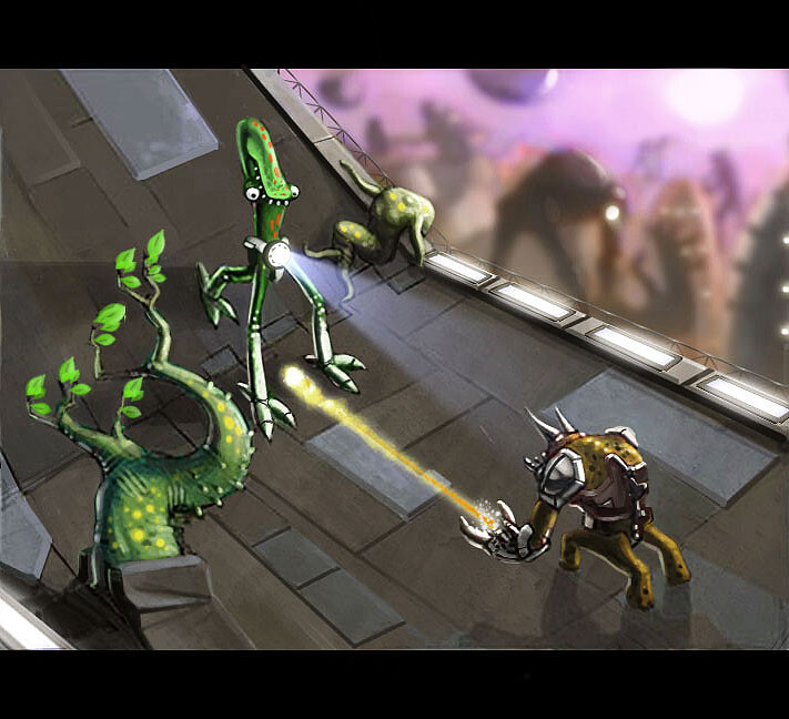 Luke Harrington Visual Designer/Art Director - DARKSPORE AND SPORE FROM ...