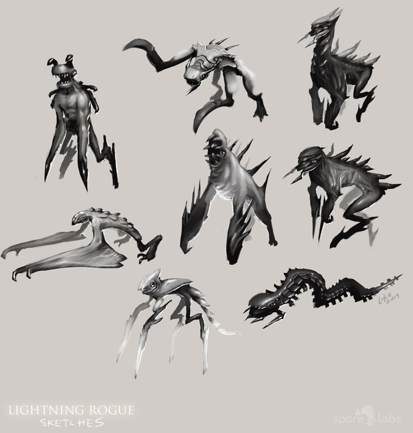 Luke Harrington Visual Designer/Art Director - DARKSPORE AND SPORE FROM ...