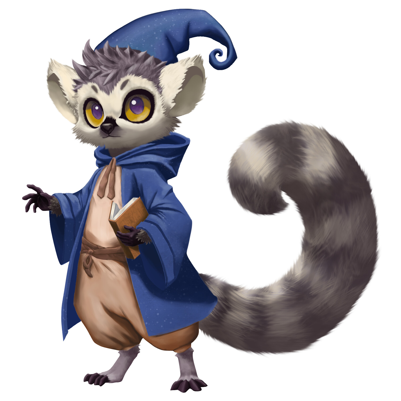 ArtStation - LEMUR WIZARD