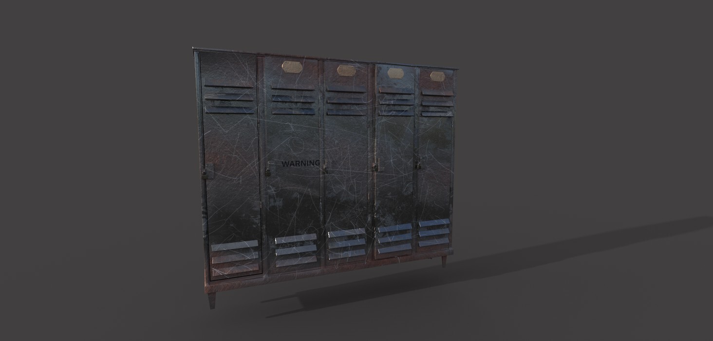 ArtStation - Abandoned lockers