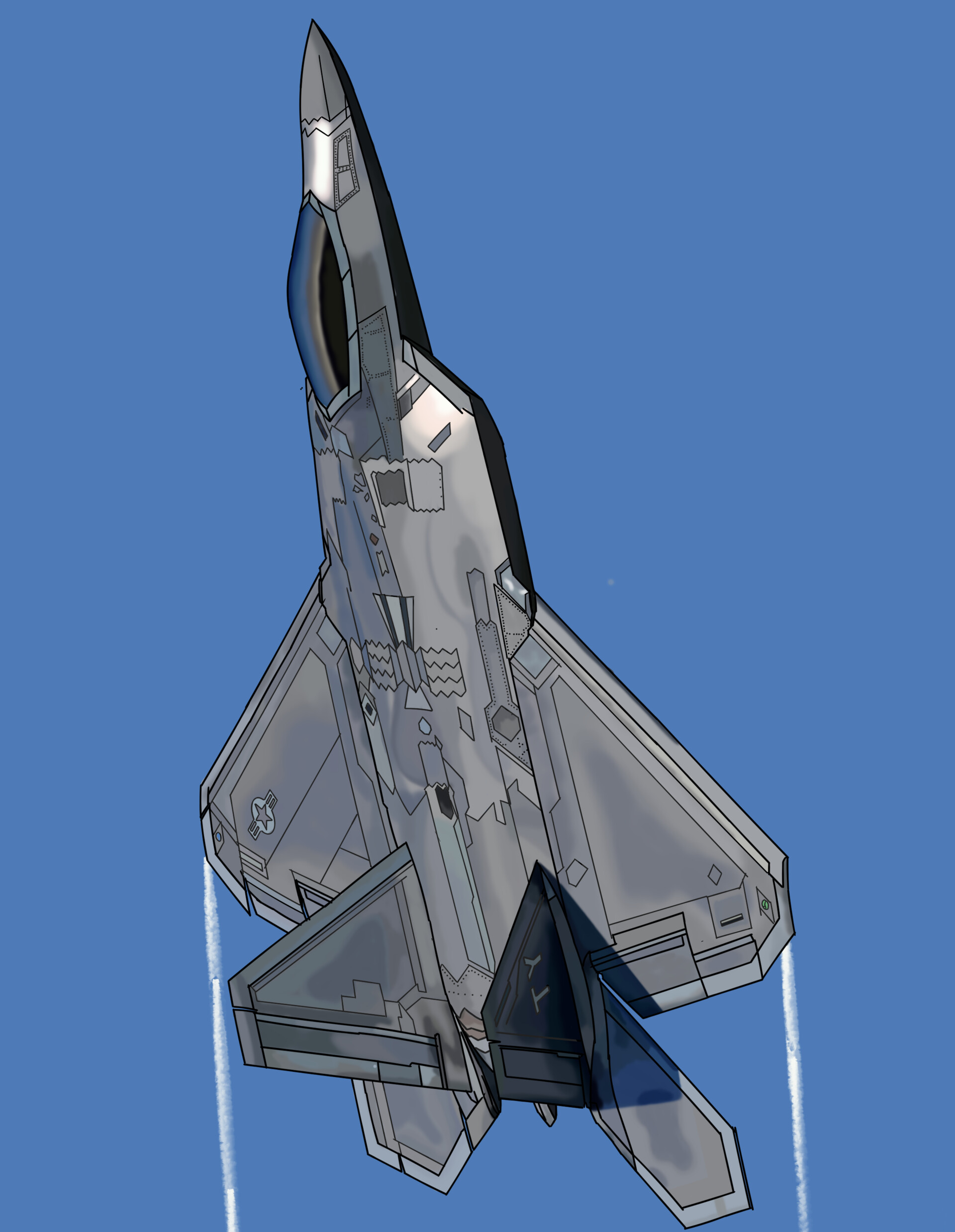 ArtStation - ️🔝 The F-22 Raptor: Dominance in the Skies