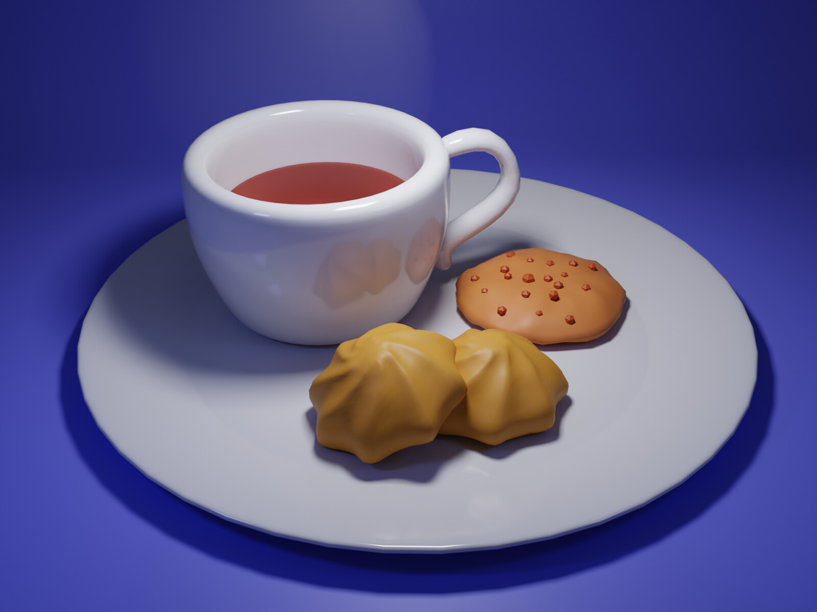 ArtStation - Tea Cup and Cookies