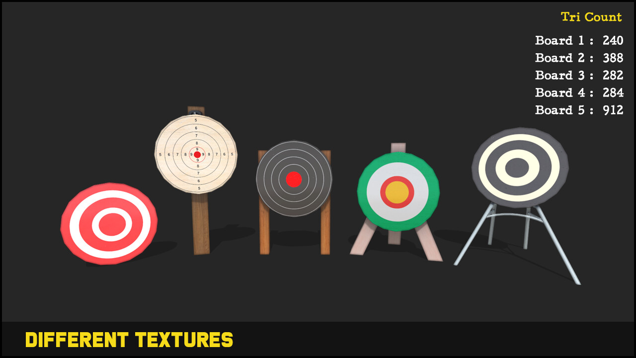 TGameAssets - Shooting Target Boards - Art Pack