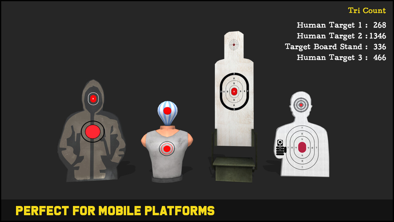 TGameAssets - Shooting Target Boards - Art Pack