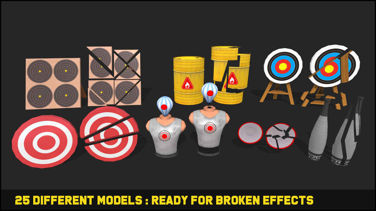 TGameAssets - Shooting Target Boards - Art Pack