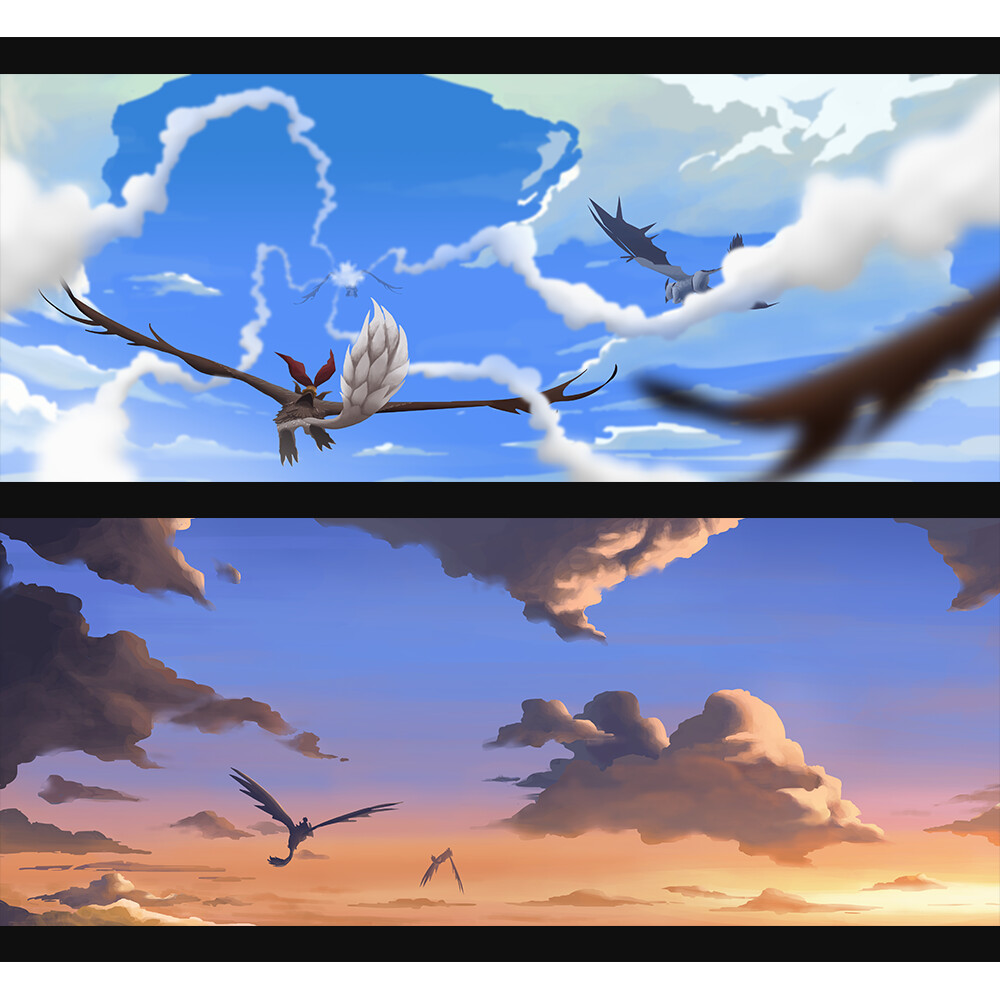 ArtStation - Guild Wars 2 Fanart_How to Train Your griffon