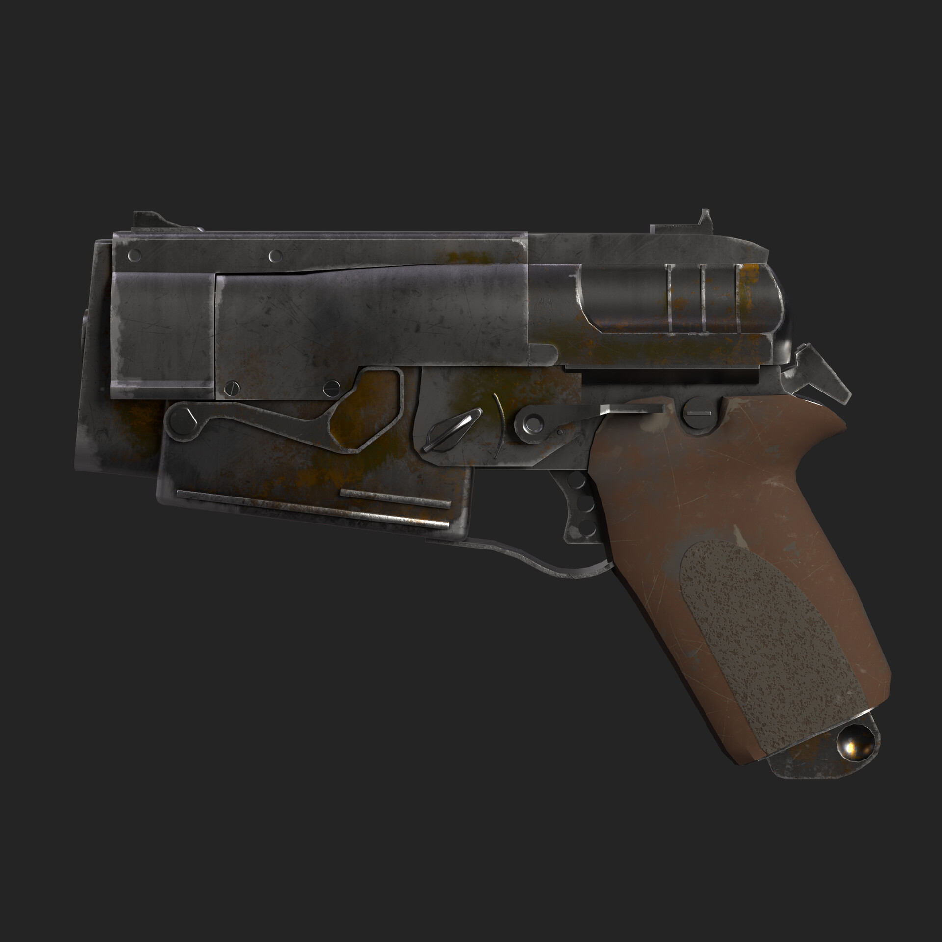 ArtStation - 10mm Pistol - Fallout 4