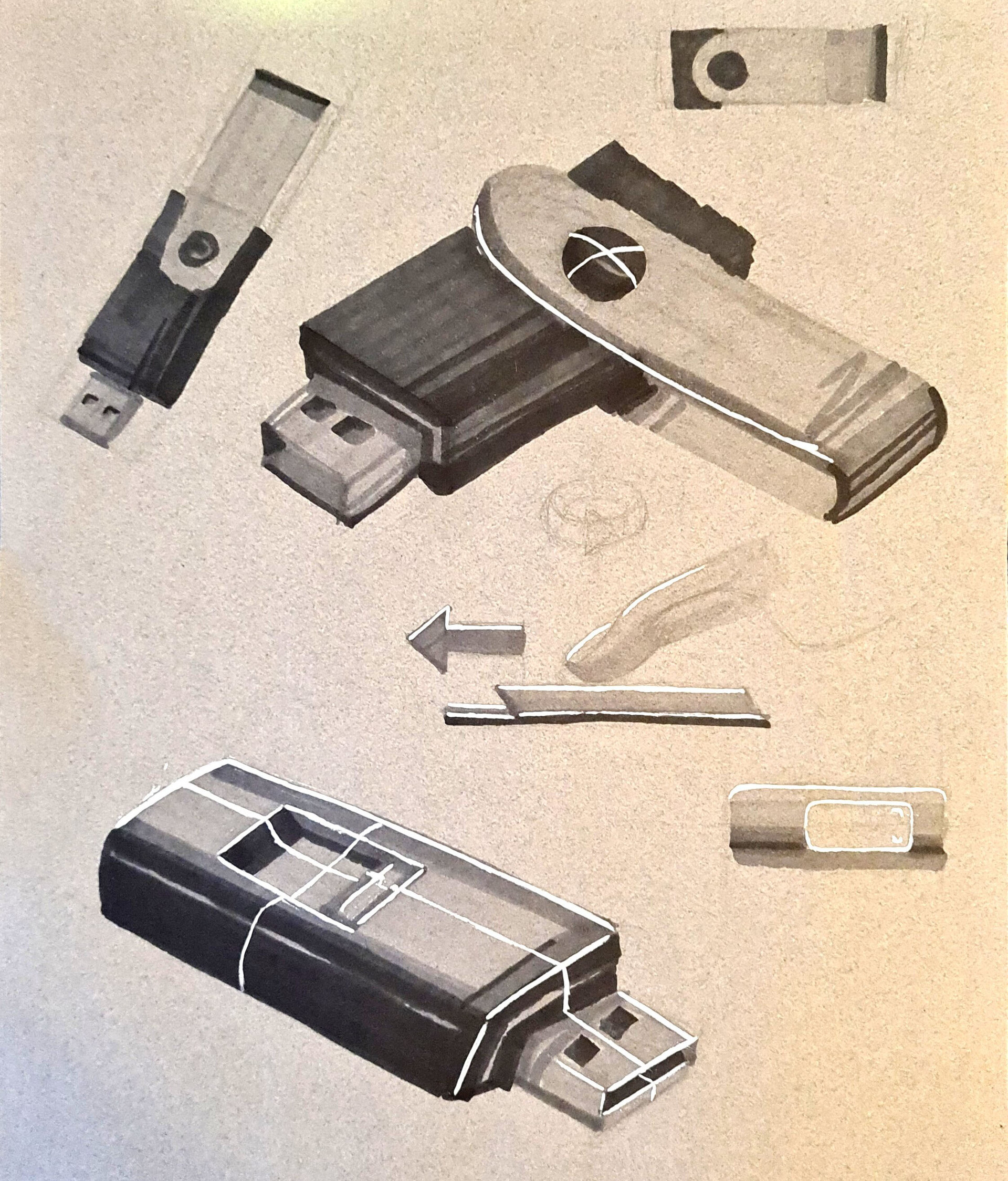 ArtStation - USB Sketch