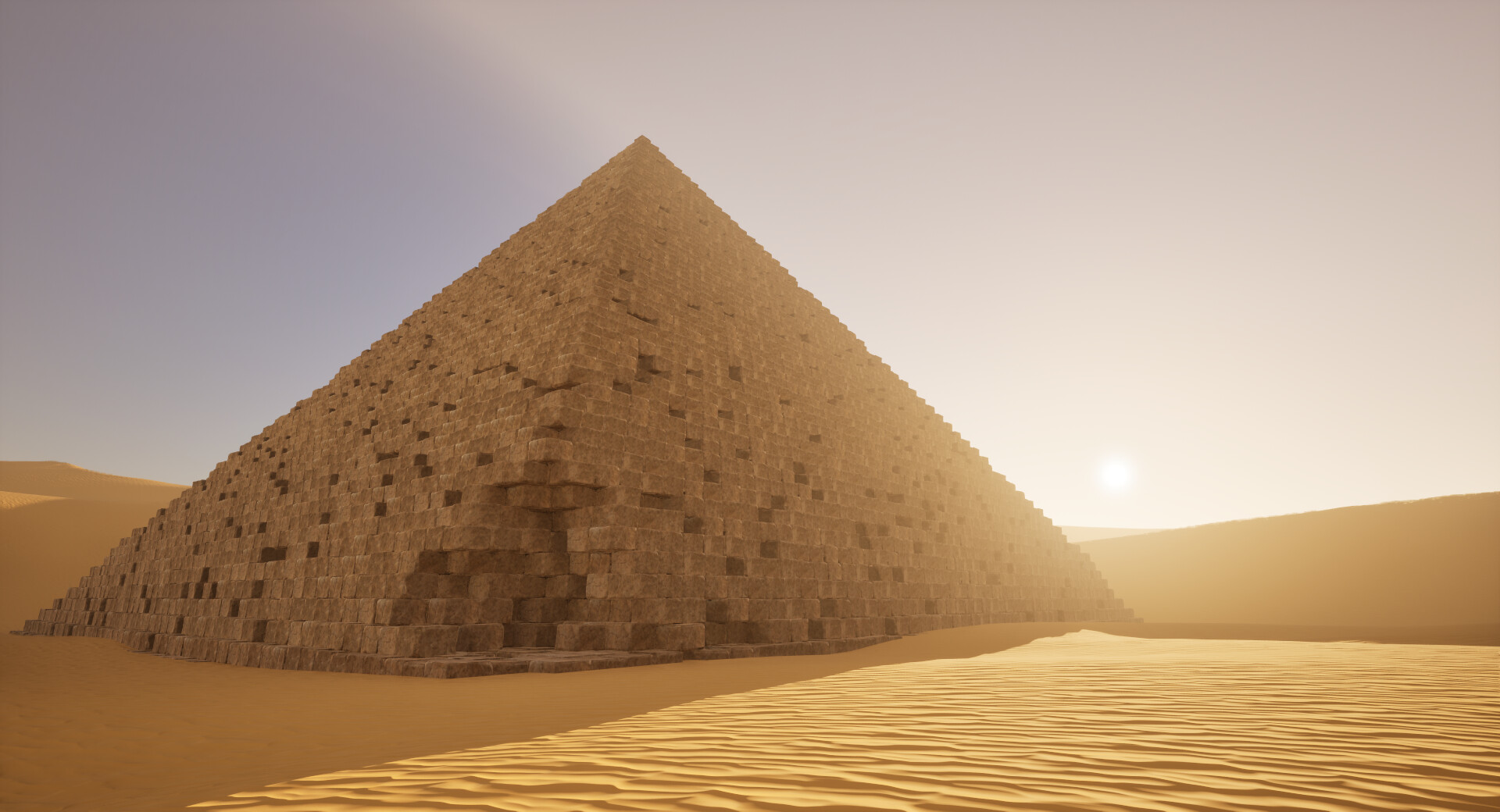 ArtStation - Procedural Desert Pyramid - Houdini