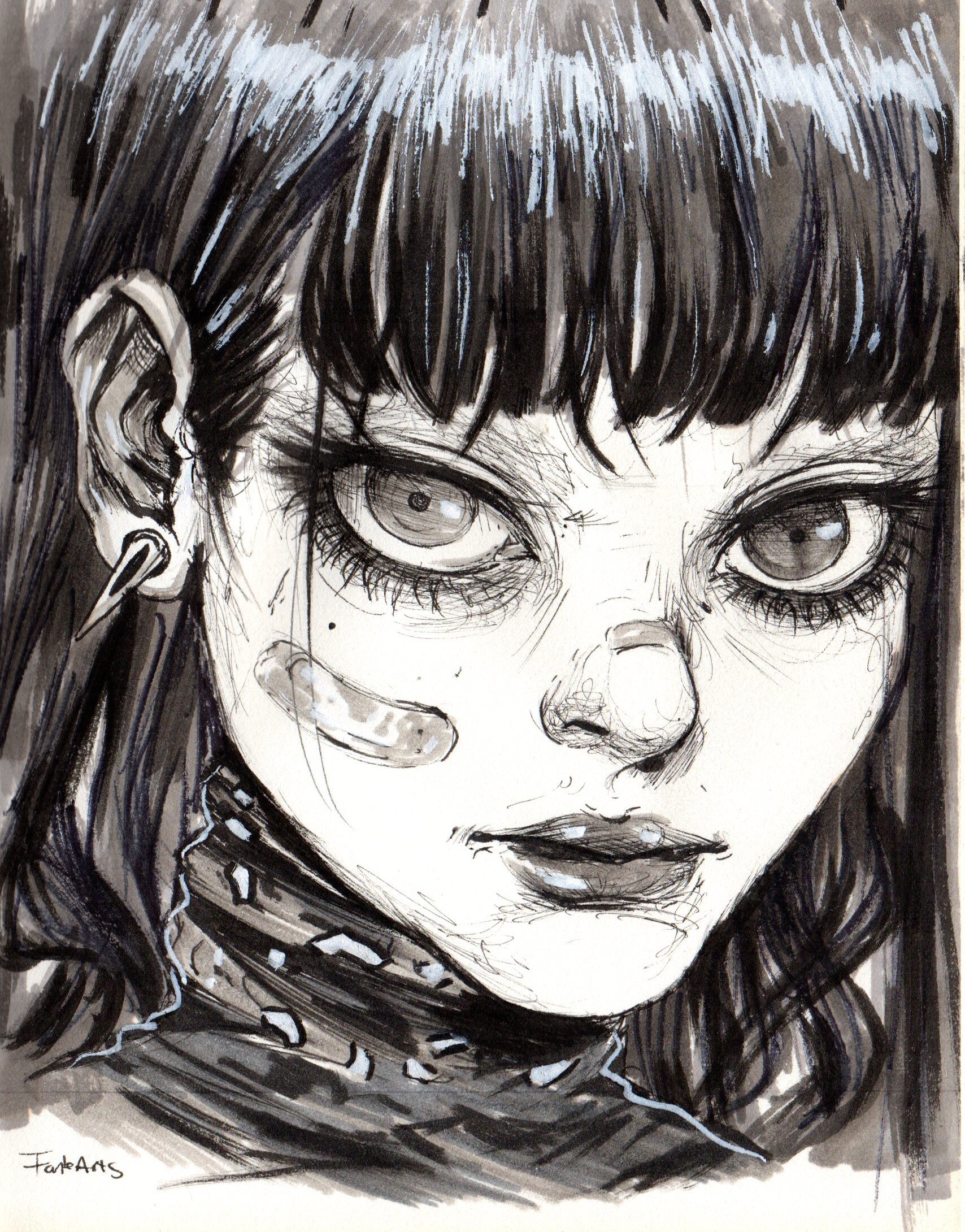 ArtStation - Quick art in gray tones