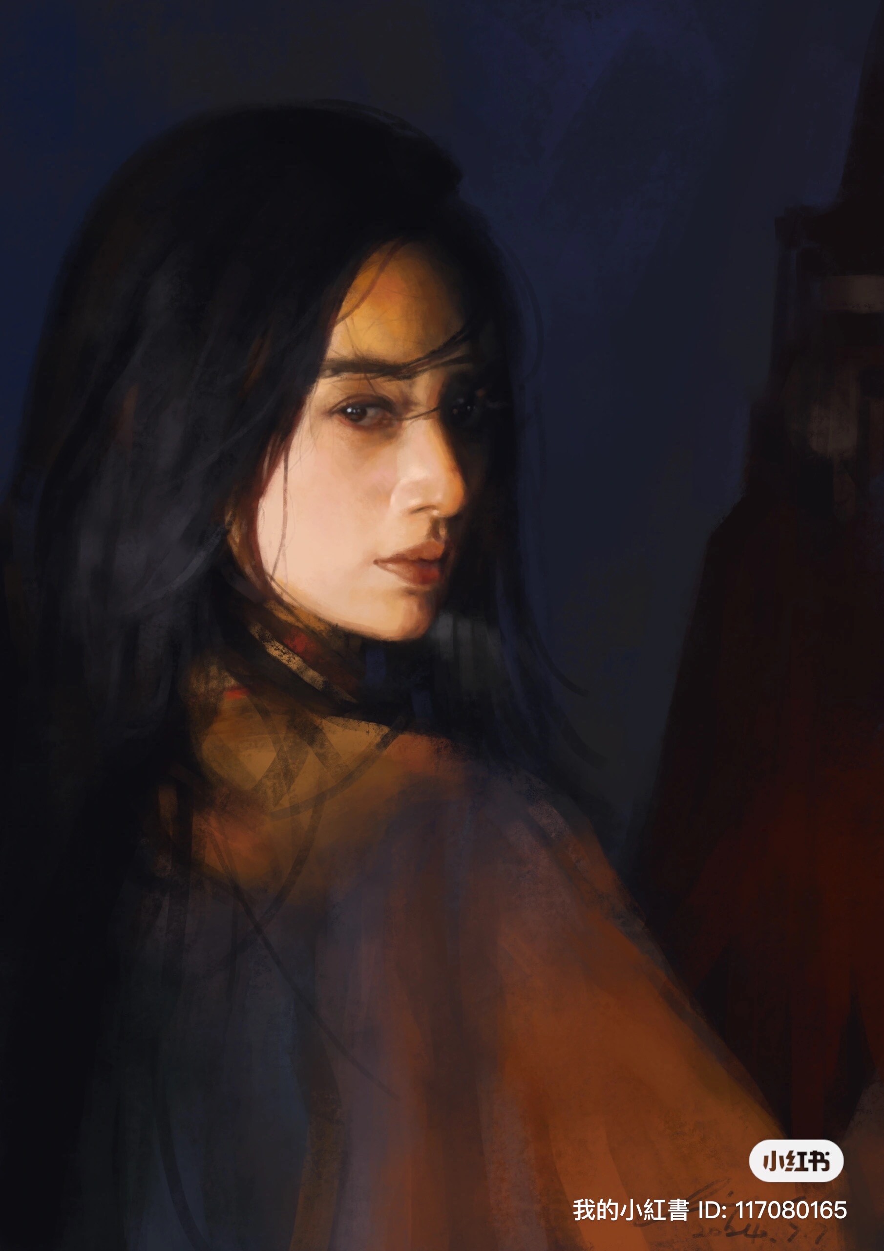 ArtStation - Digital portrait Guo Xiaoting