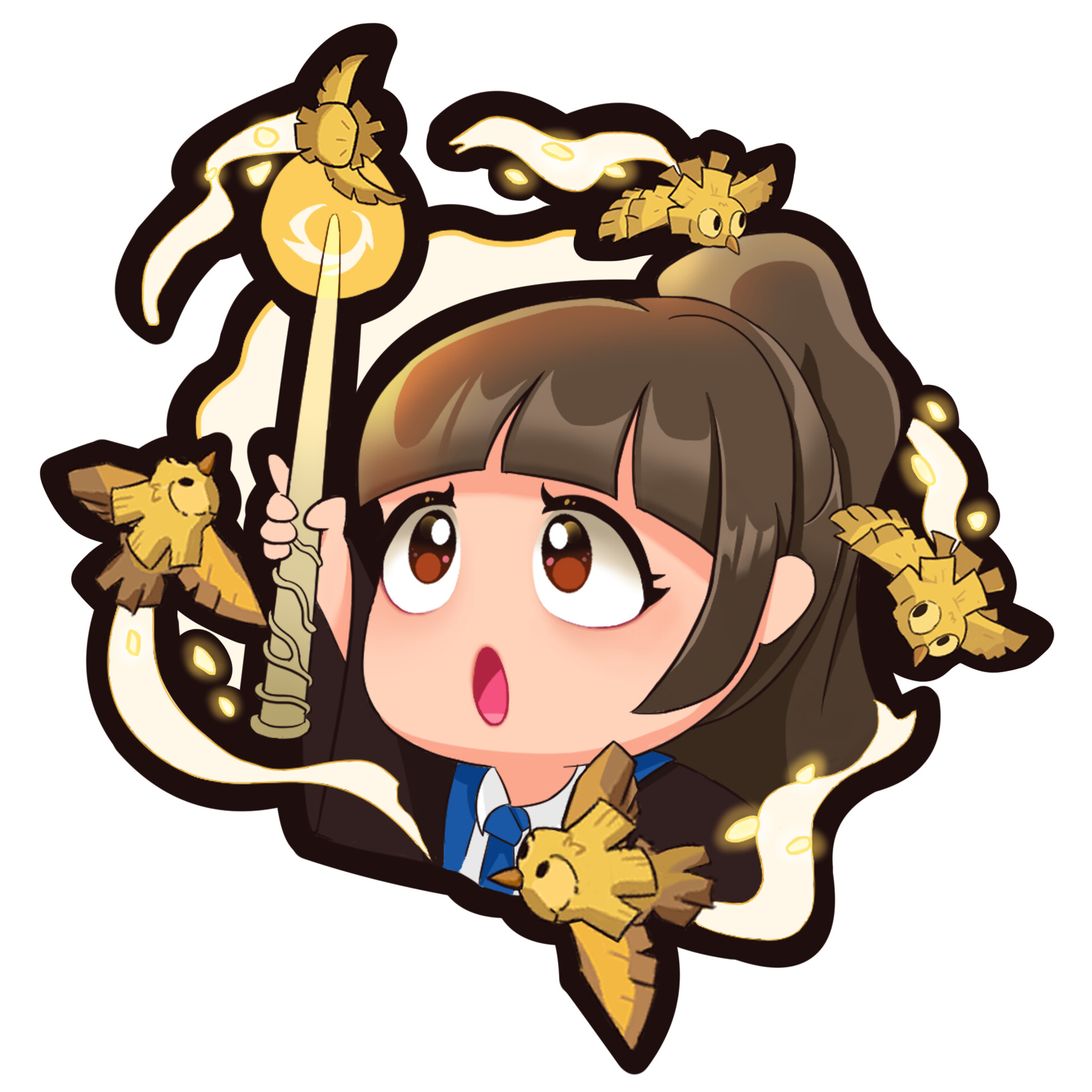 ArtStation - Sticker Emote_Harry Potter Magic Awakened