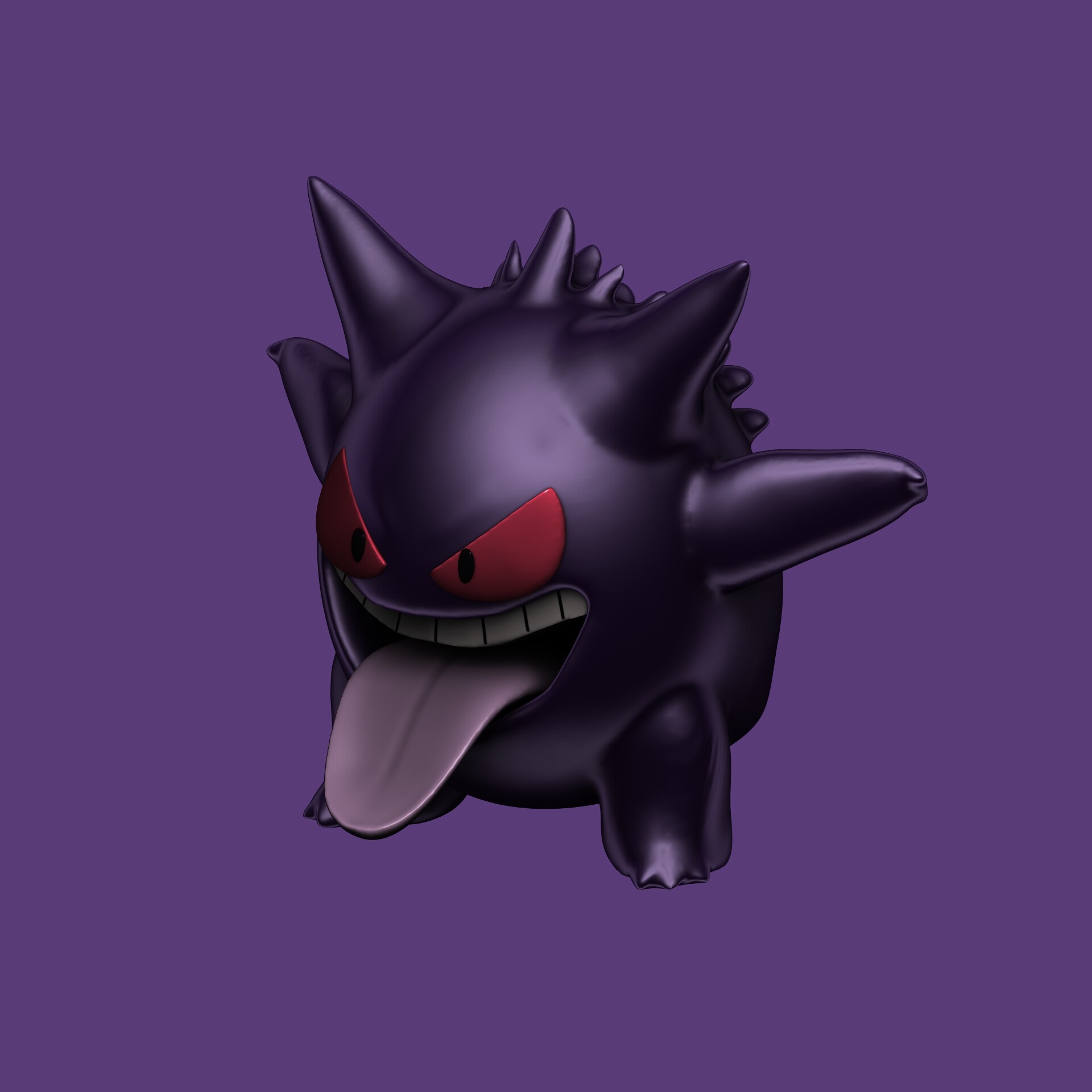 ArtStation - Gengar (First ZBRUSH Project)