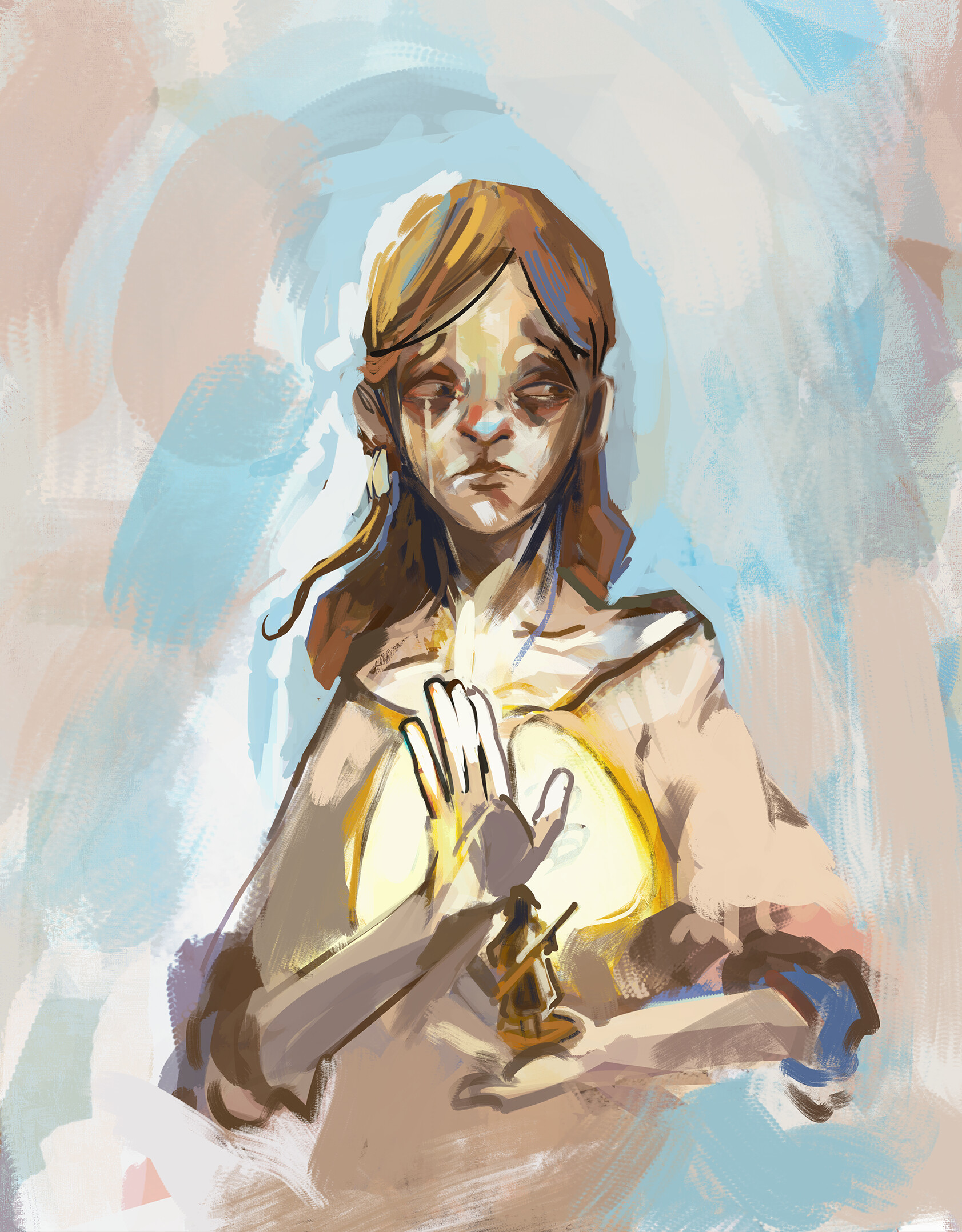 ArtStation - Disco Elysium - Dolores Dei's memento