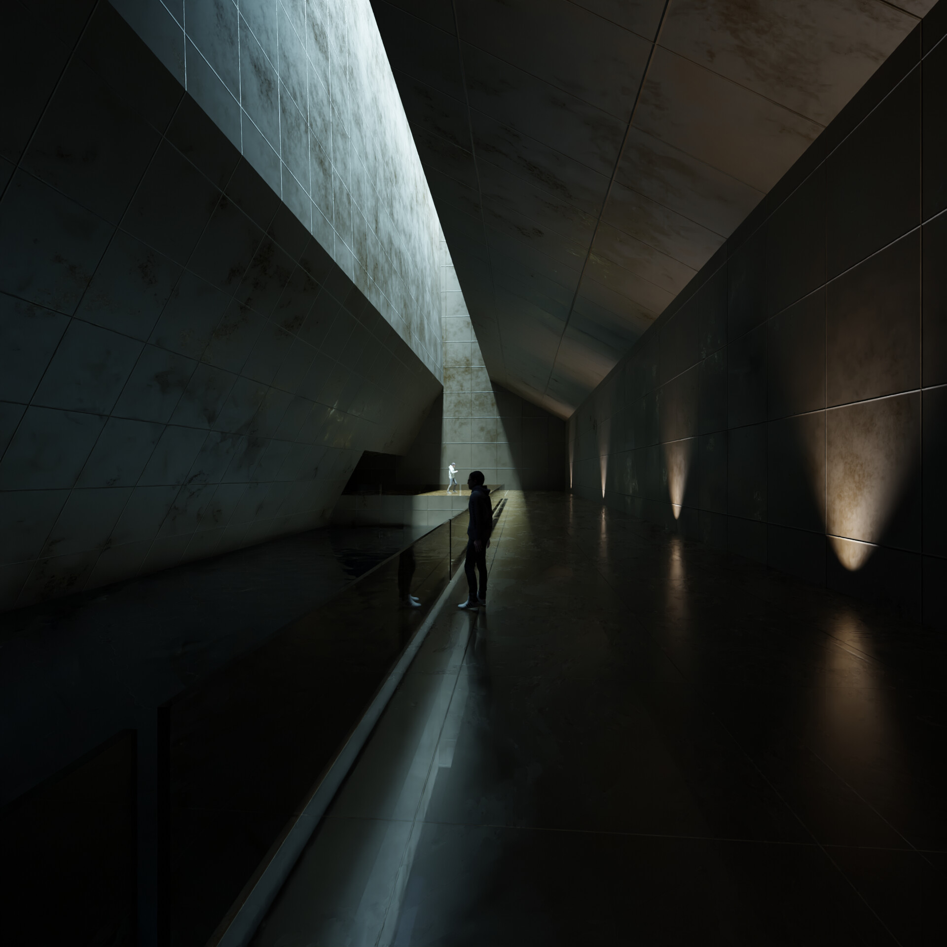 ArtStation - Brutalist Interior 3D Render | Blender Creation