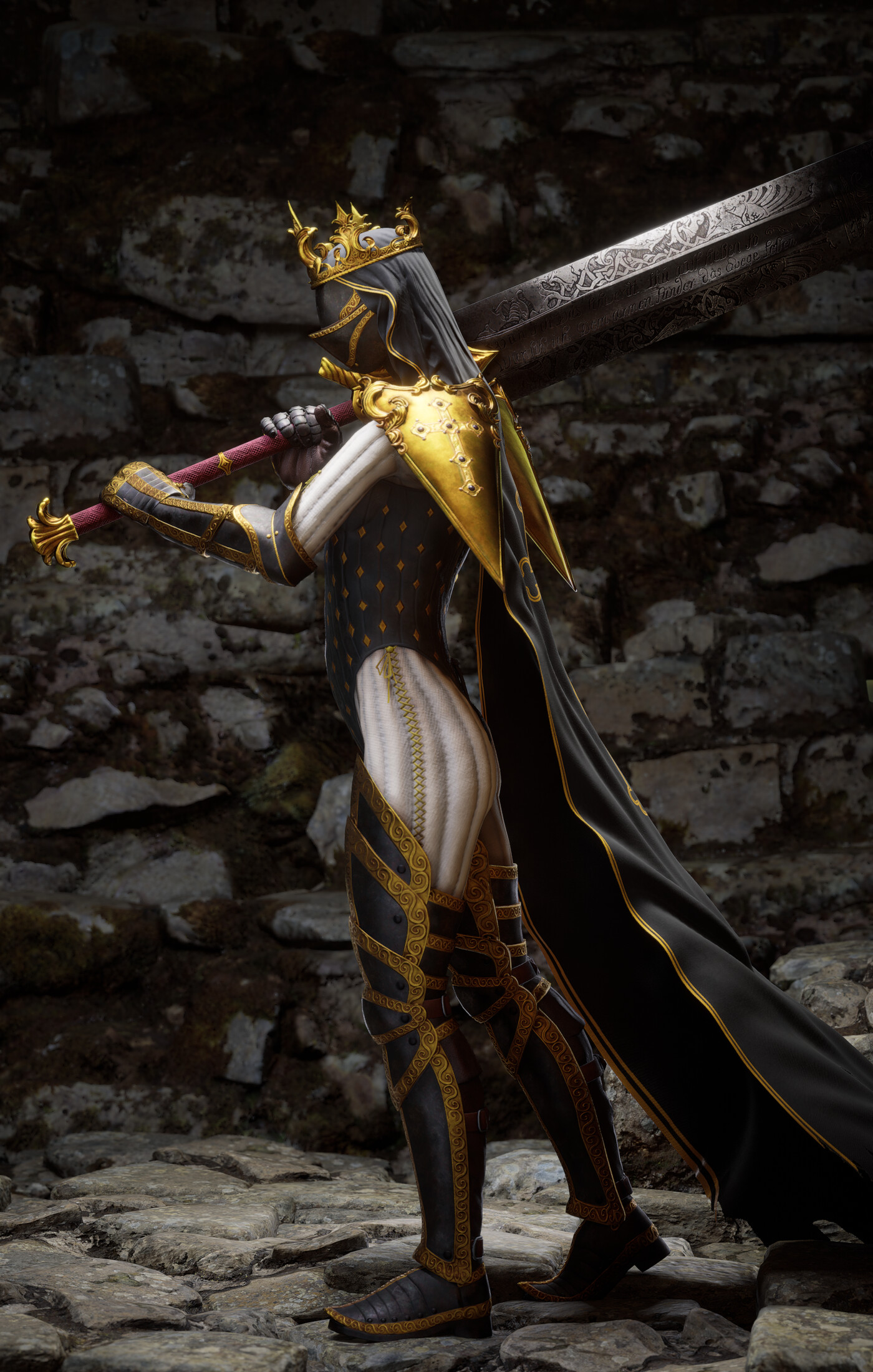 ArtStation - St. Domnica of the Zweihander 3D