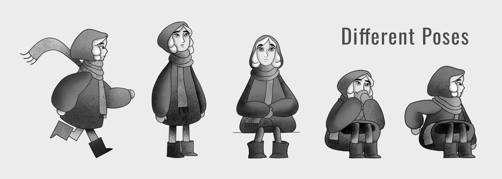 ArtStation - The main character Poses