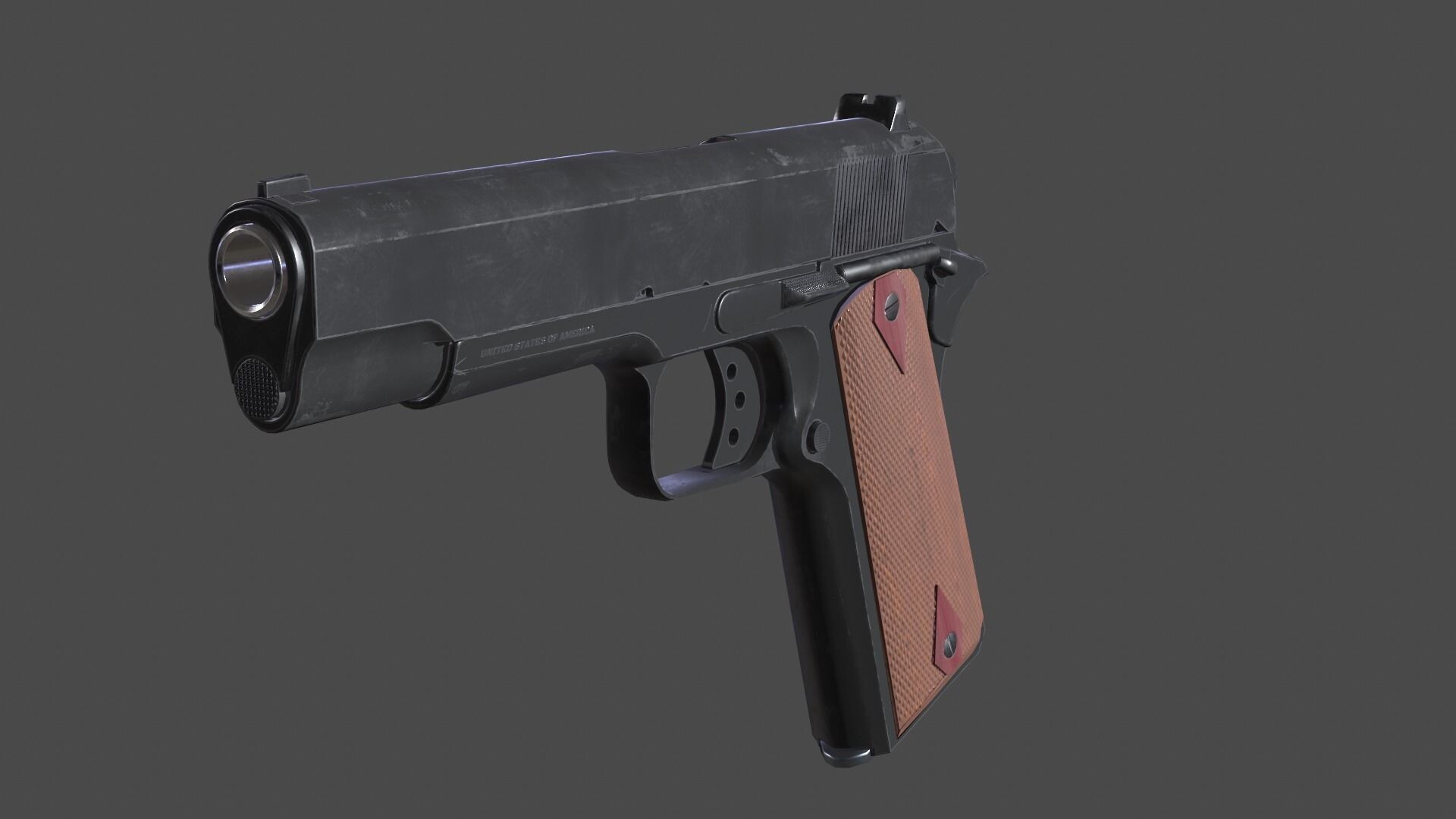 ArtStation - Low-Poly Colt 1911