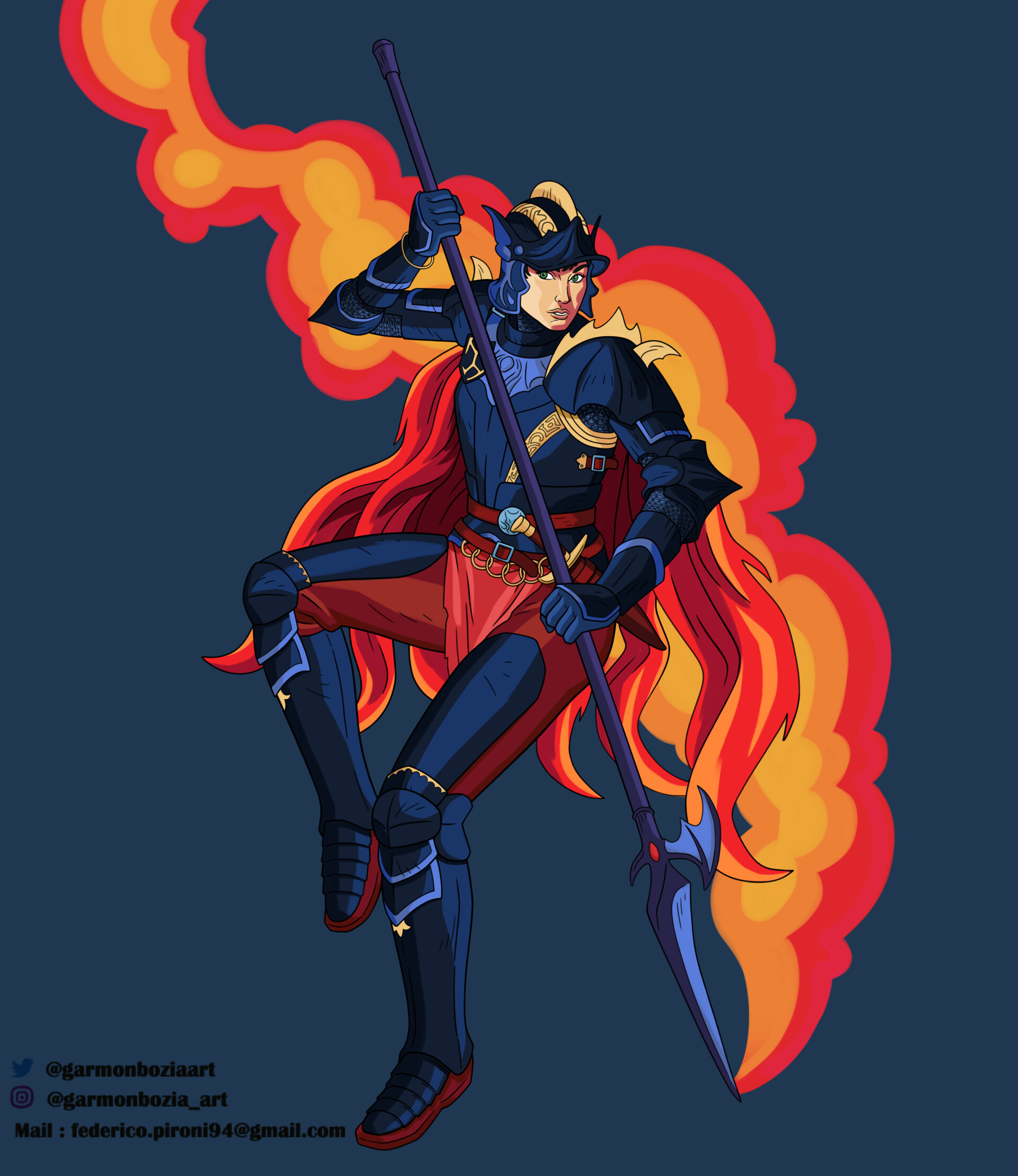 ArtStation - Paladin inspired by final fantasy dragoons