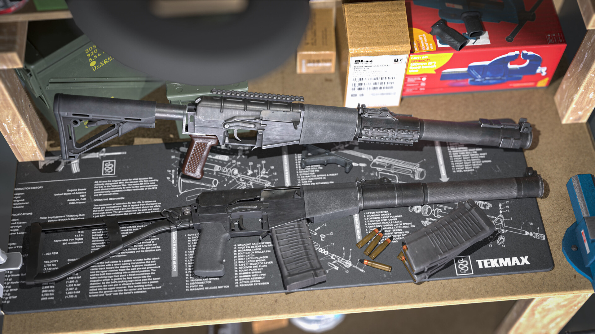 ArtStation - MILITARY Game Ready AS VAL Low-poly 3D model