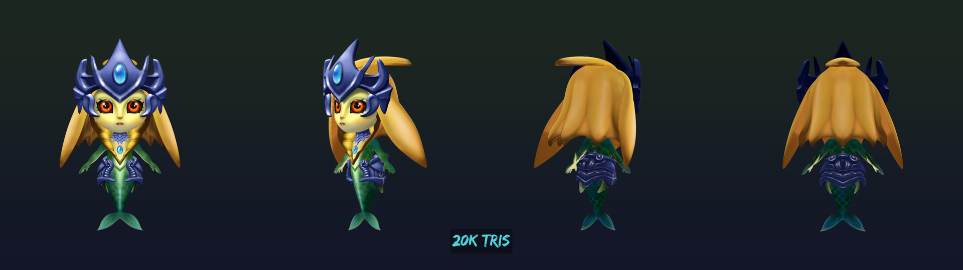 Hayley Lowe - CHIBI NAMI - TEAMFIGHT TACTICS FAN ART