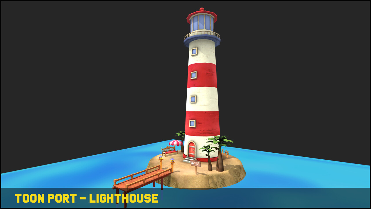 TGameAssets - Toon Port Environment