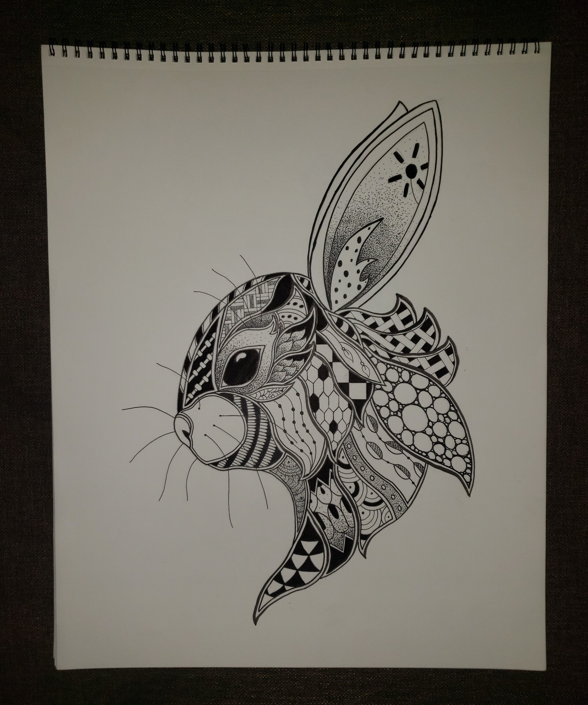 ArtStation - Sacred Geometry Rabbit Design